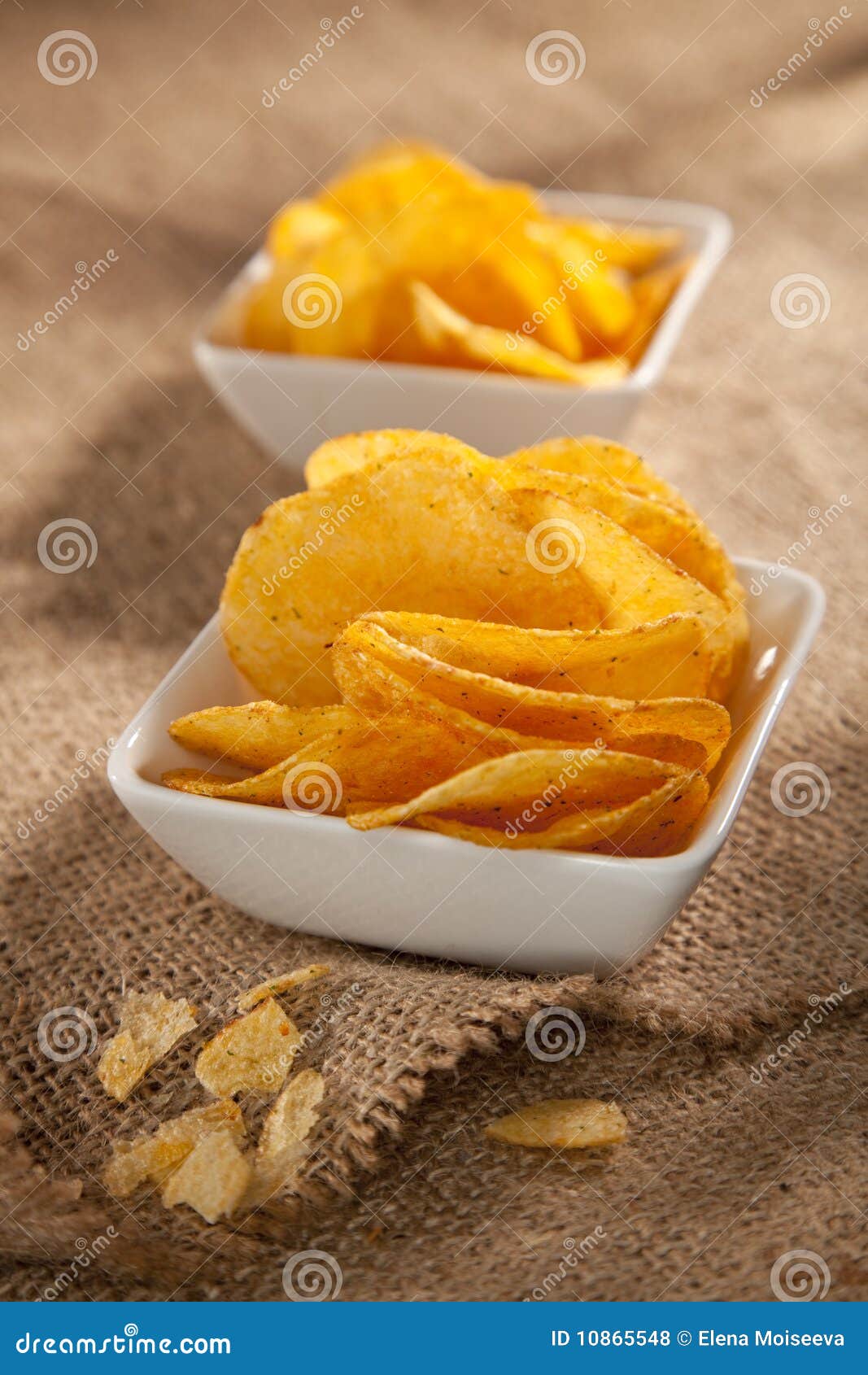 Two Potato Crisps With Crincle Cut And Hot Wasabi Flavouring Taste ...