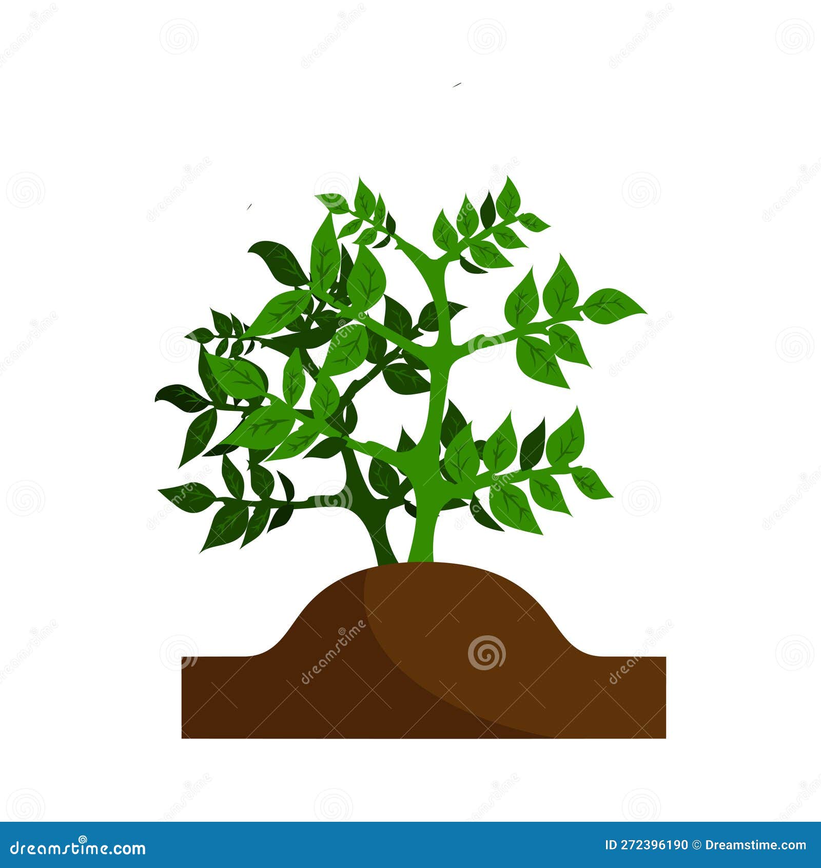 Potato Cultivation Icon stock vector. Illustration of cultivation ...