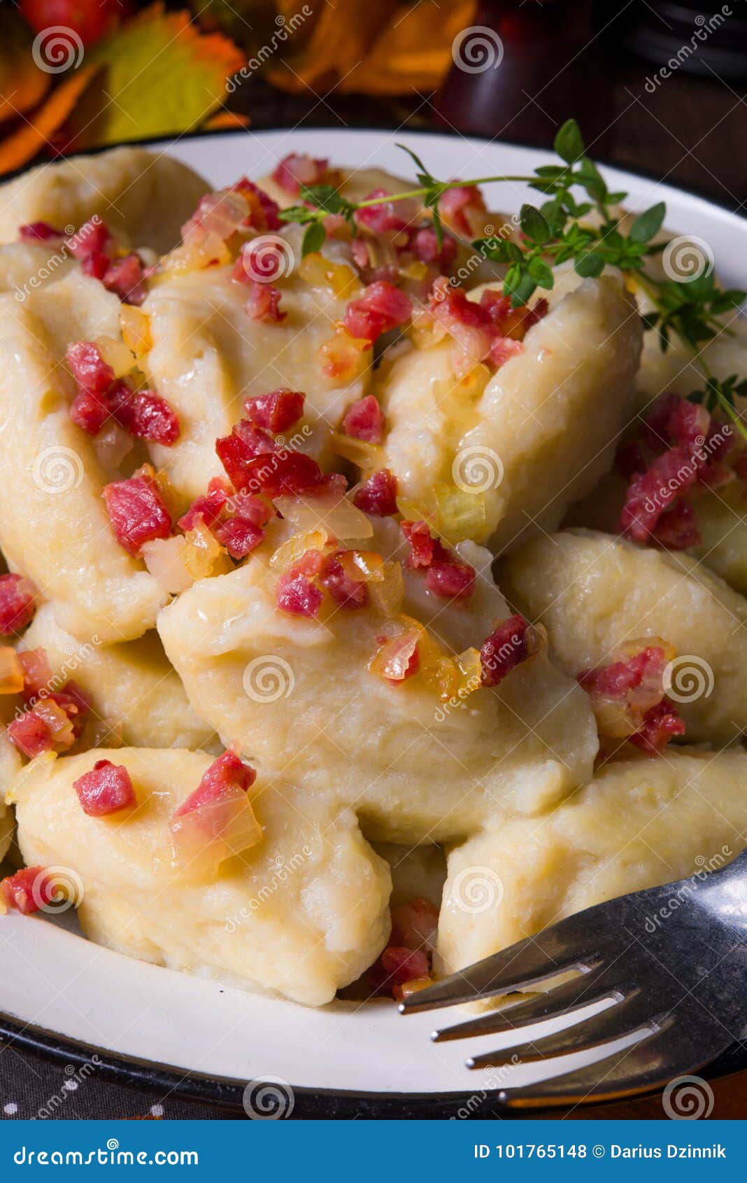 Potato Dumpling Originating from Poland Stock Photo - Image of cook ...