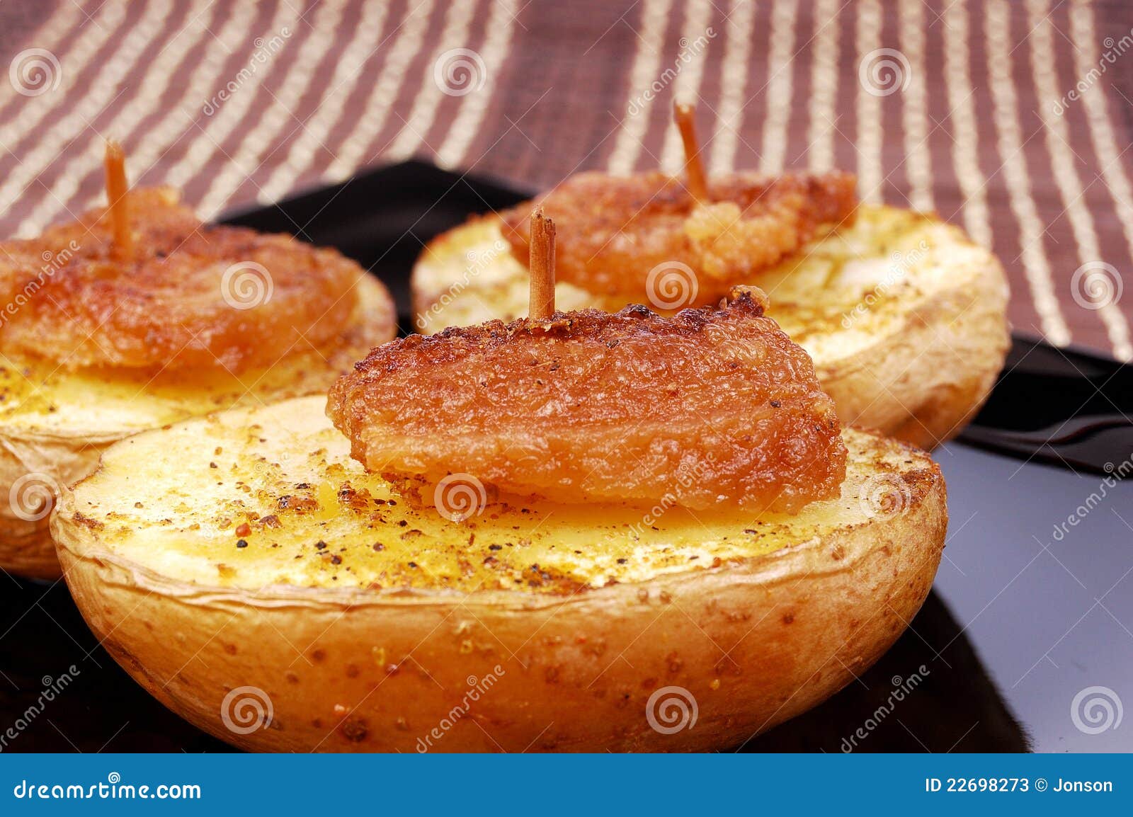 Potato with fat stock image. Image of prepared, meal - 22698273