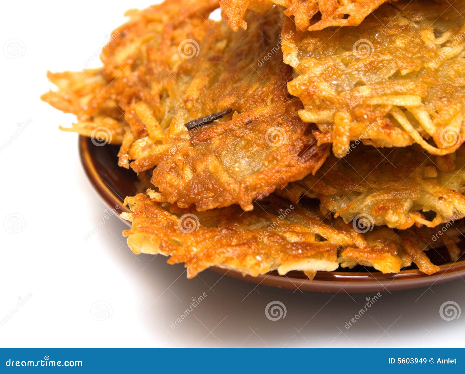 Potato fritter 3 stock image. Image of preparation, isolated - 5603949
