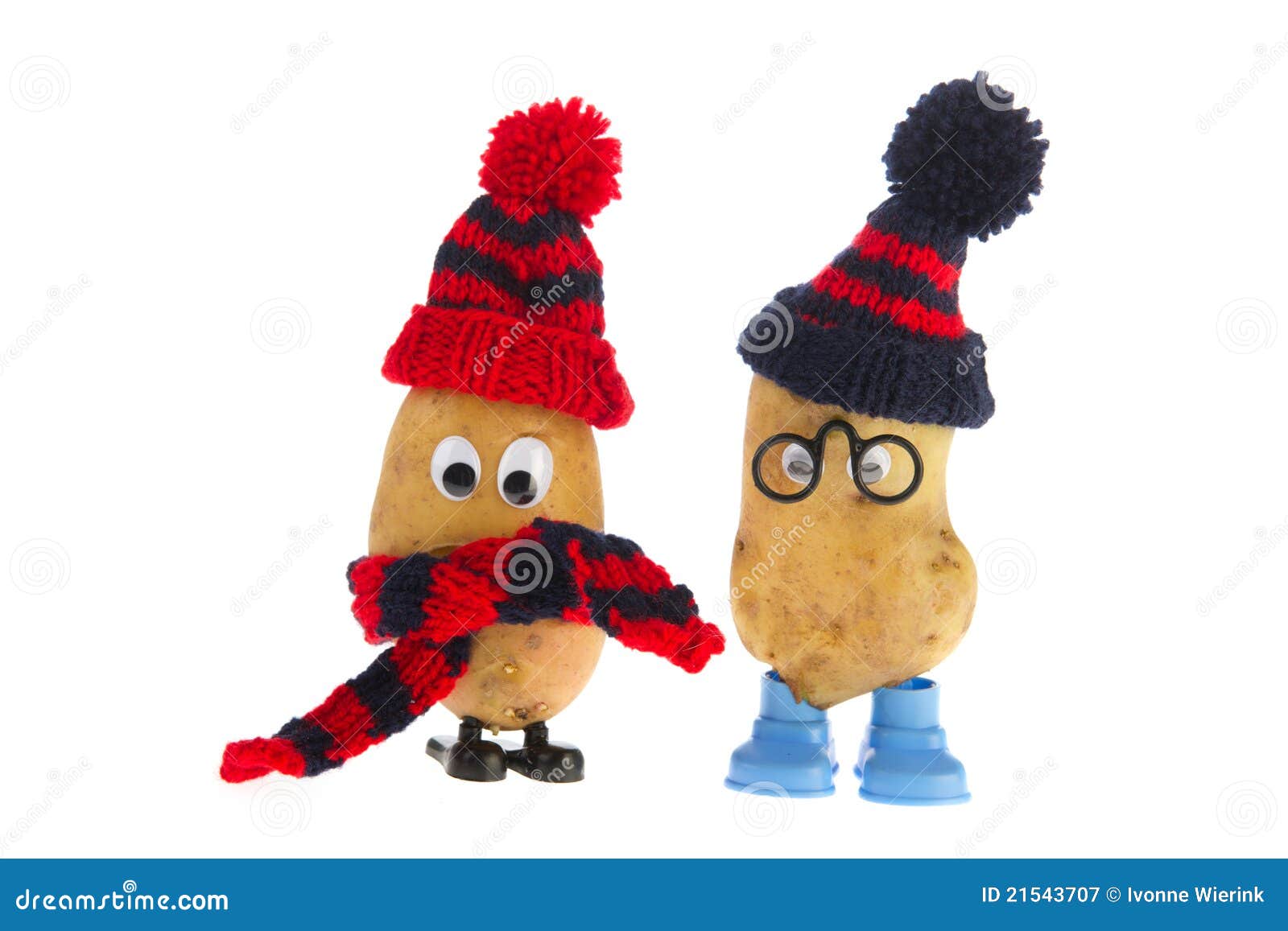 Potato heads stock image. Image of funny, feet, winter - 21543707