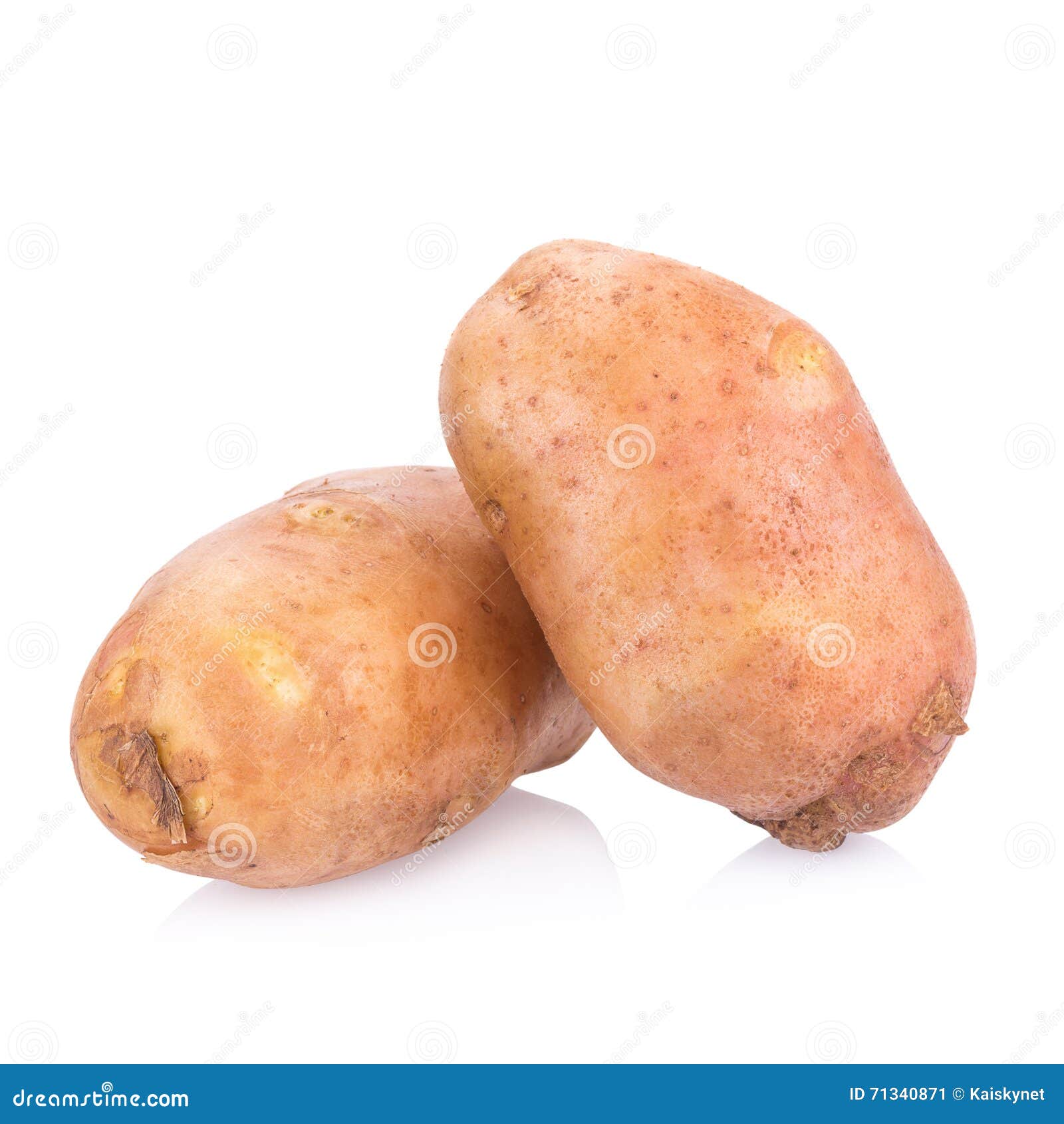 Potato Isolated on White Background Stock Image - Image of healthy ...