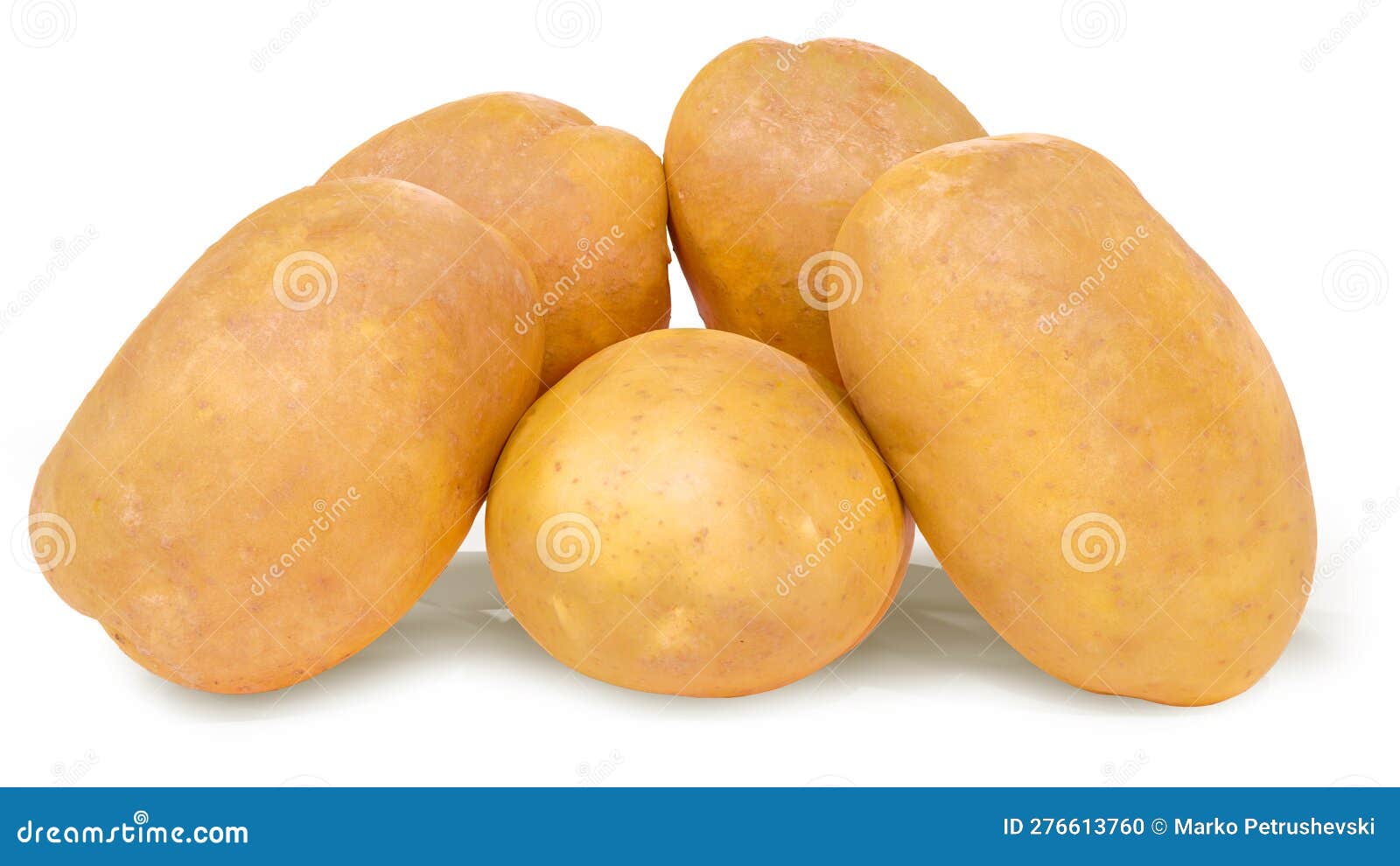 Potato Isolated on White Background High Quality Details - 3d Rendering ...