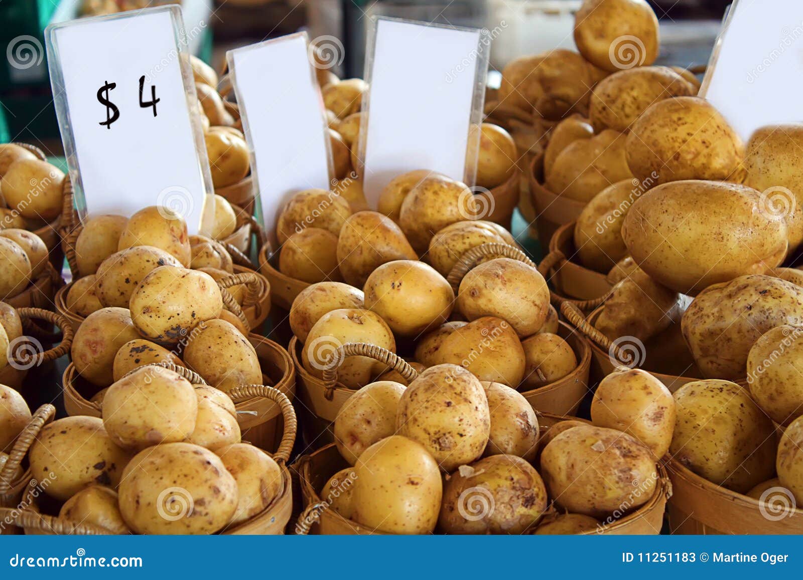 Potato in market. stock image. Image of food, dill, meal - 11251183