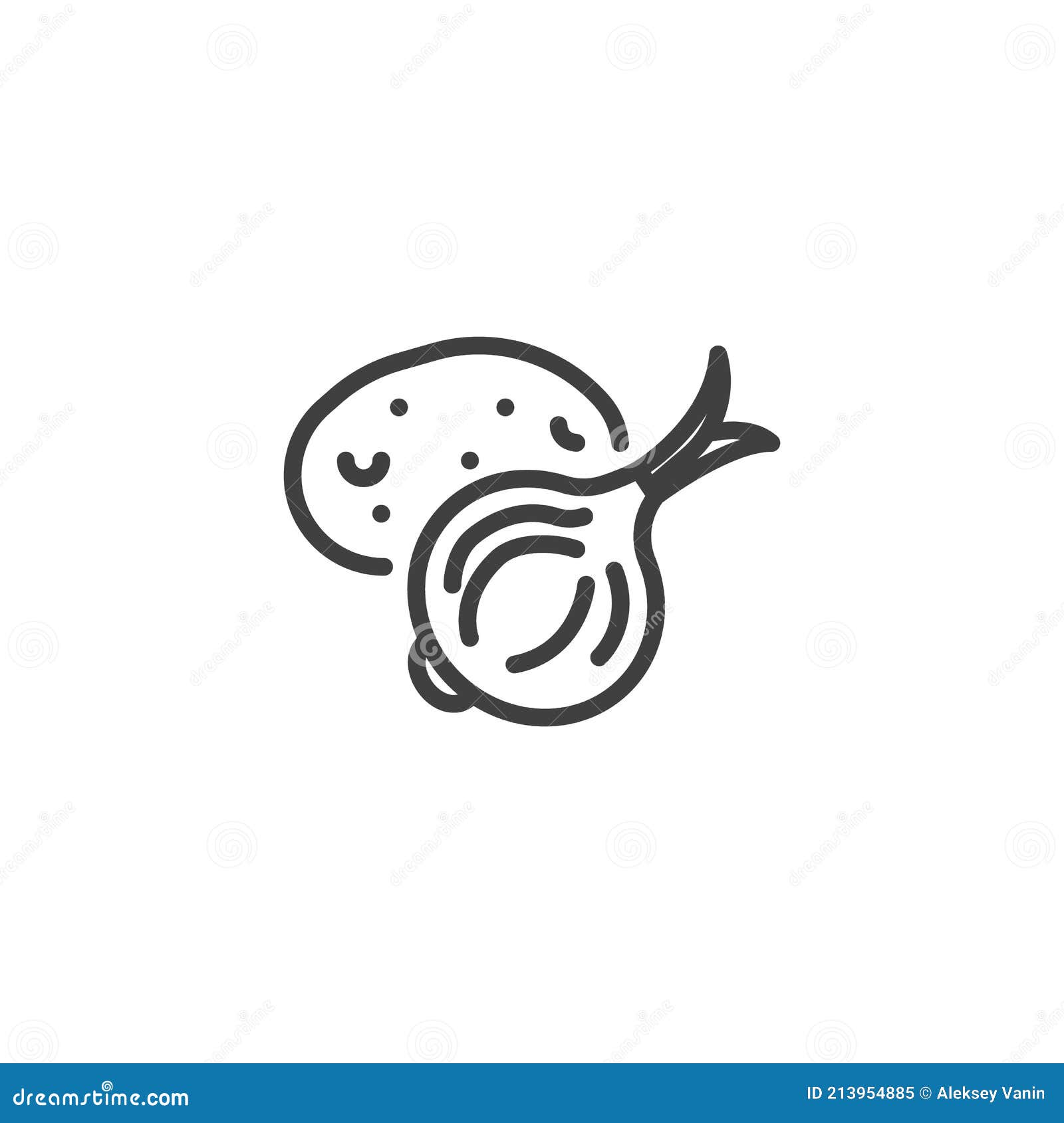 Onion Line And Glyph Icon. Pungent Food Vector Illustration Isolated On ... Onion Line And Glyph Icon. Pungent Food Vector Illustration Isolated On ...