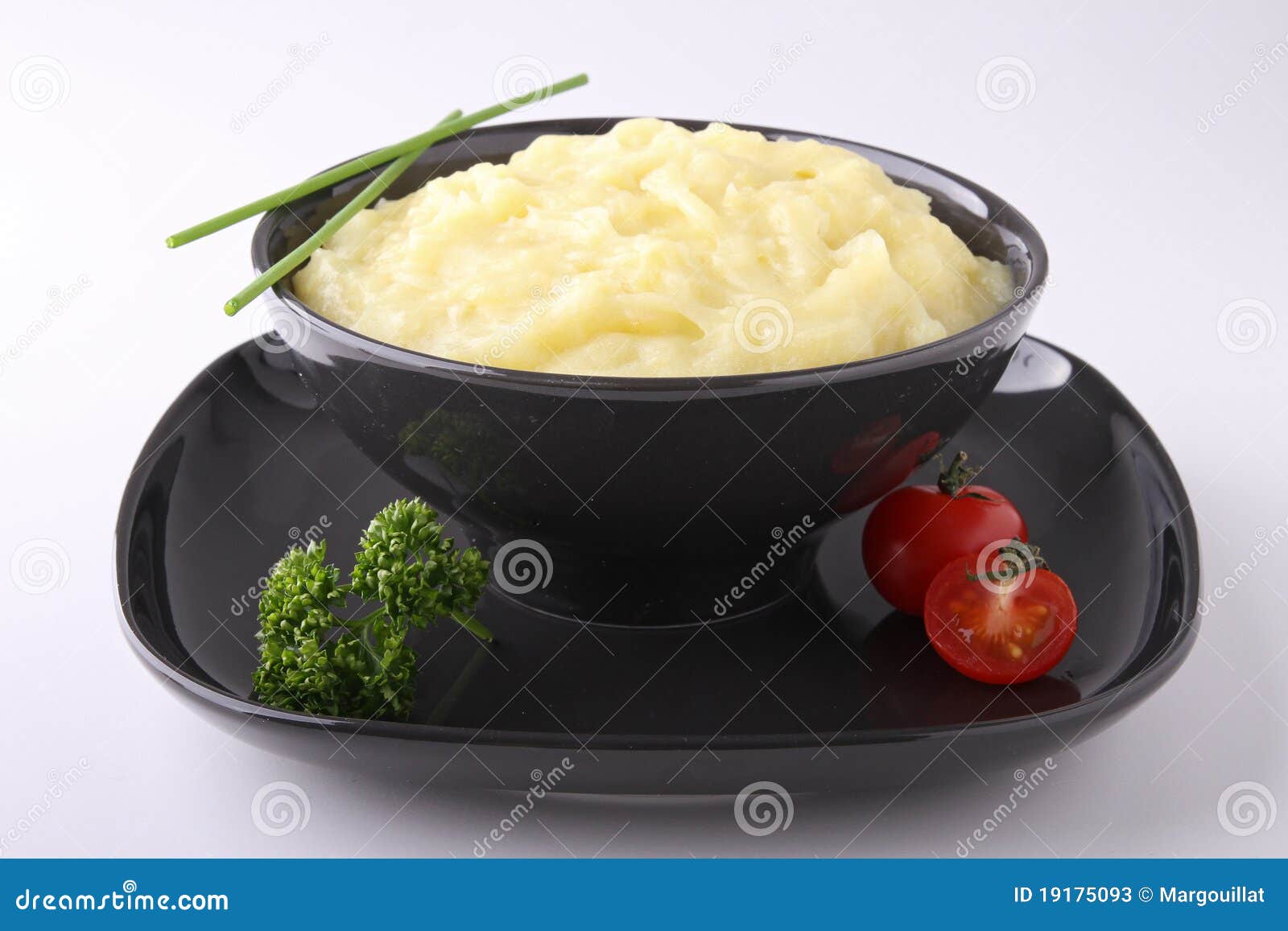 Potato puree stock image. Image of food, parsley, vegetable - 19175093