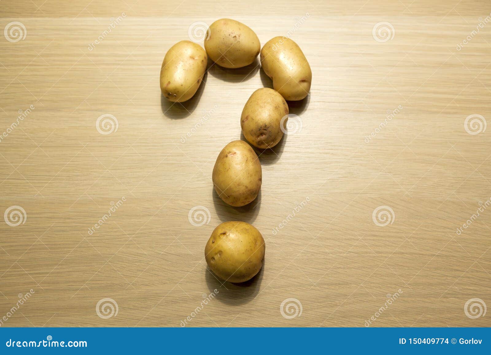 Potato Question Mark Table Hd Footage Stock Photo - Image of idea ...