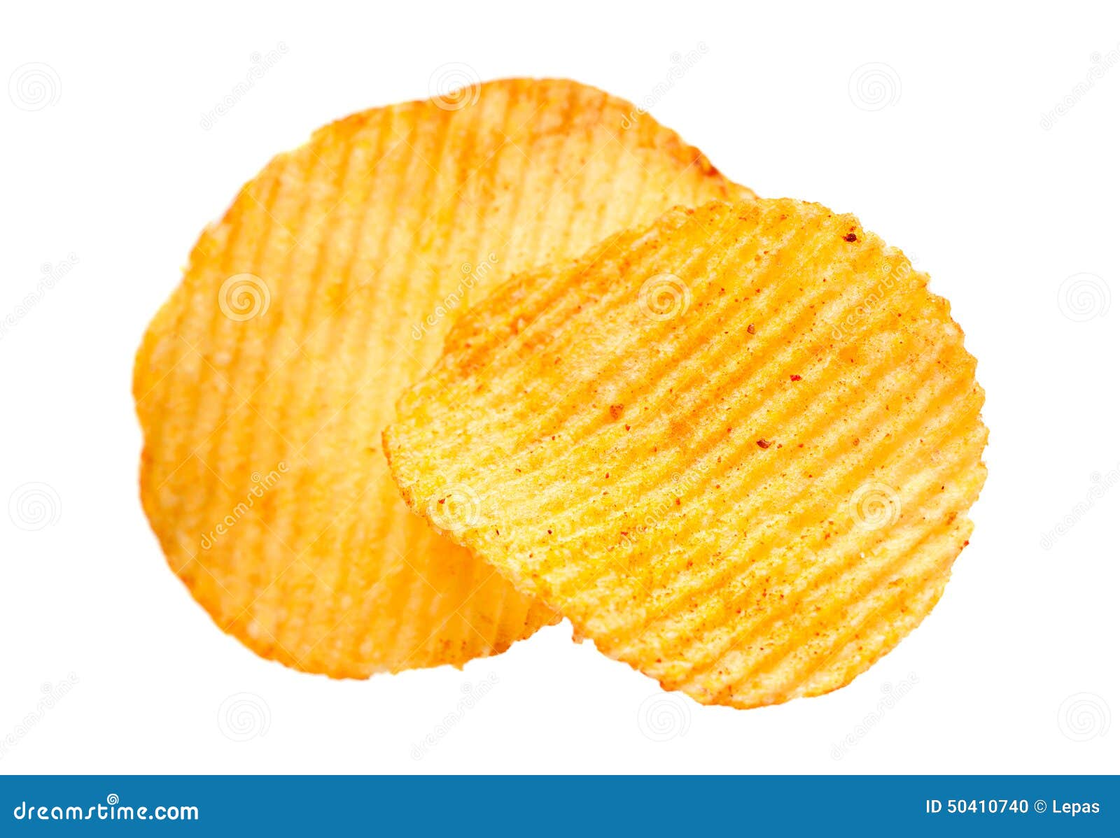 Potato ripple chips stock photo. Image of white, food - 50410740