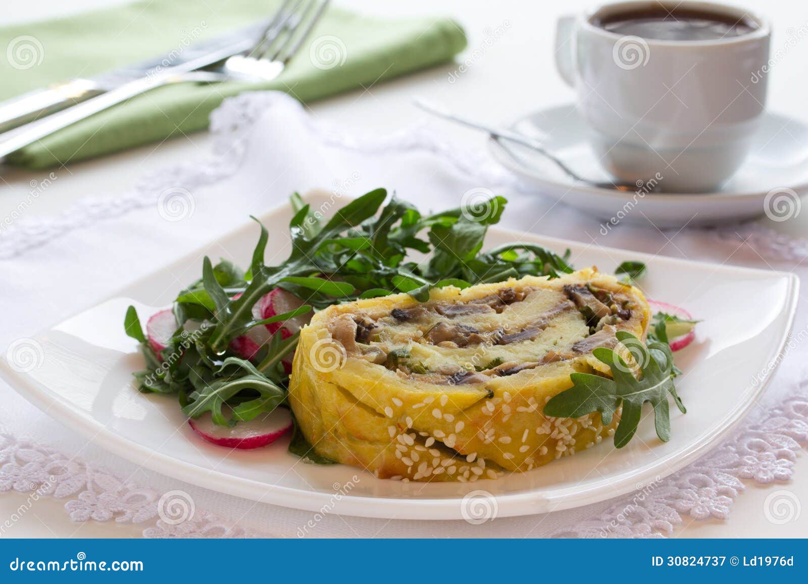 Potato rolls stock image. Image of separation, mushroom - 30824737