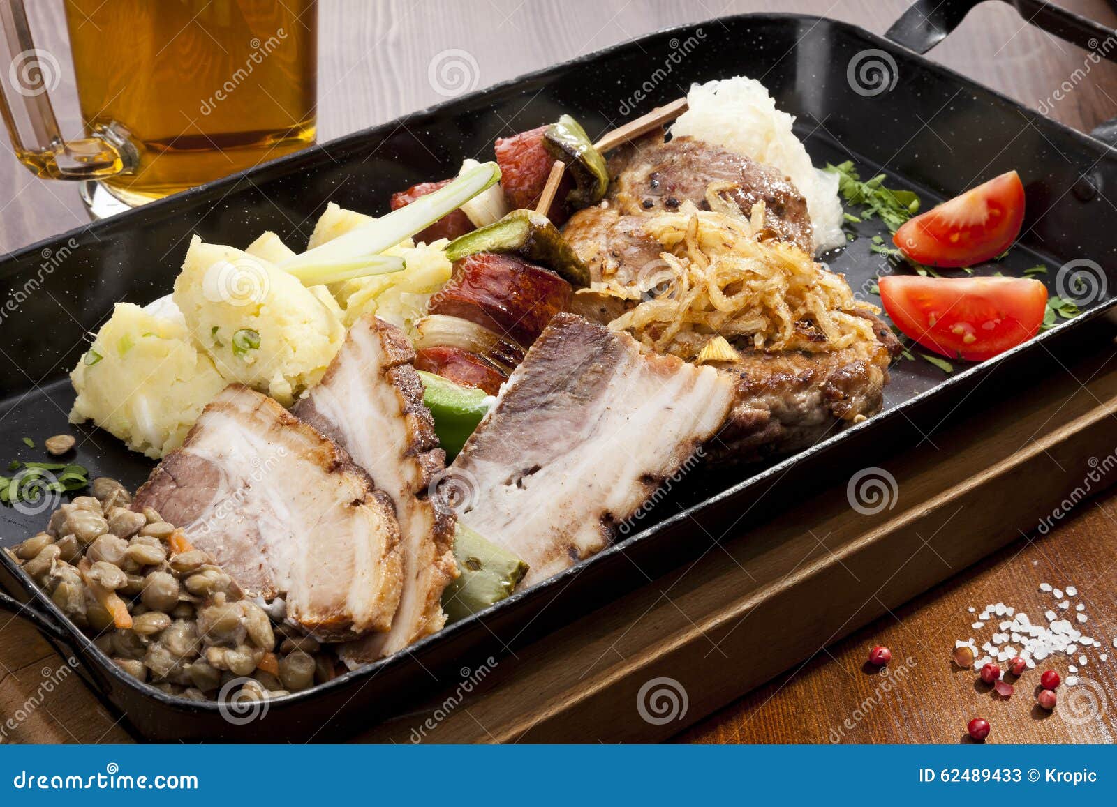 Potato Roulade with Spinach, Carrot and Curry Rice Stock Image - Image ...