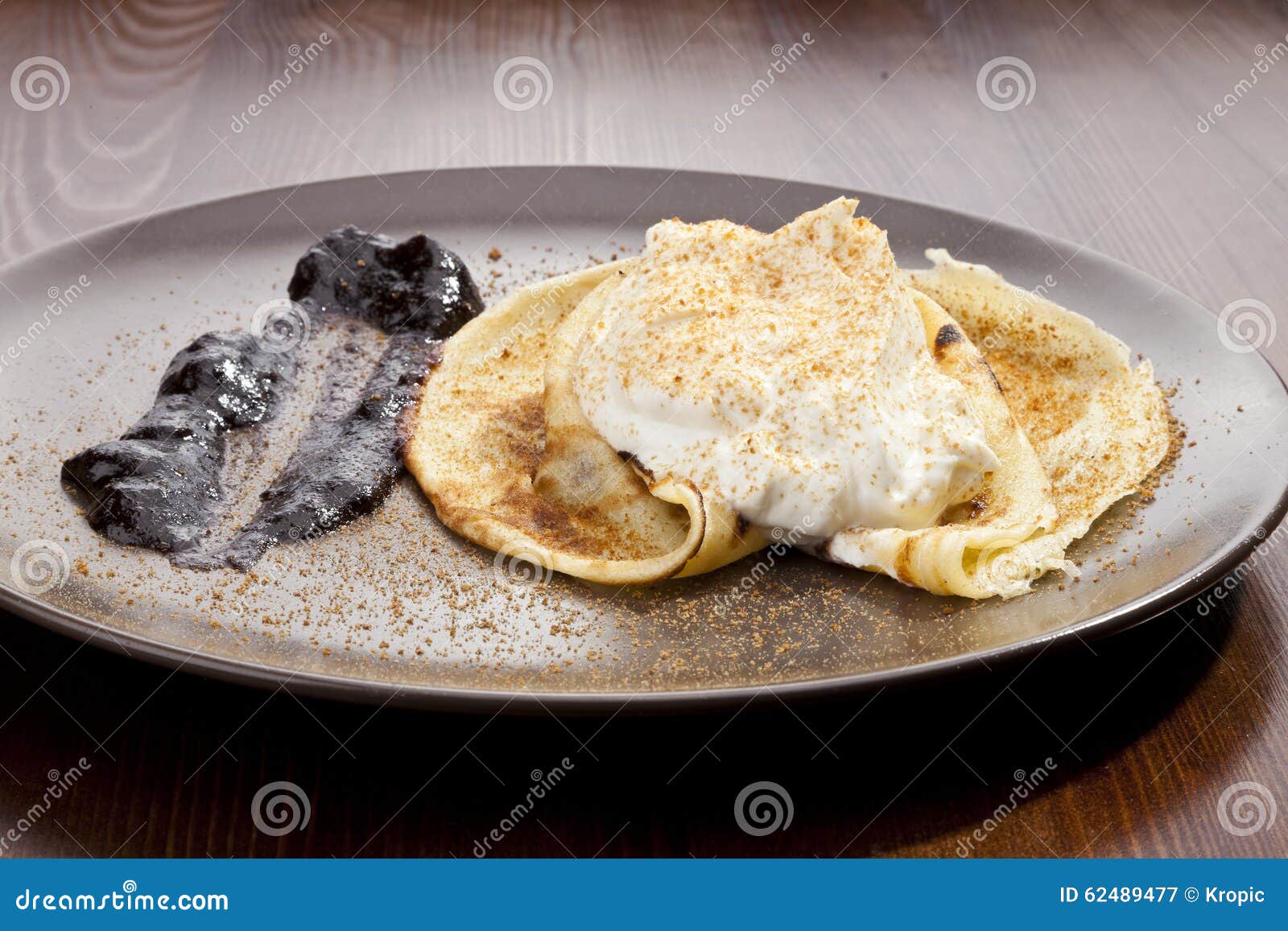 Potato Roulade with Spinach, Carrot and Curry Rice Stock Image - Image ...