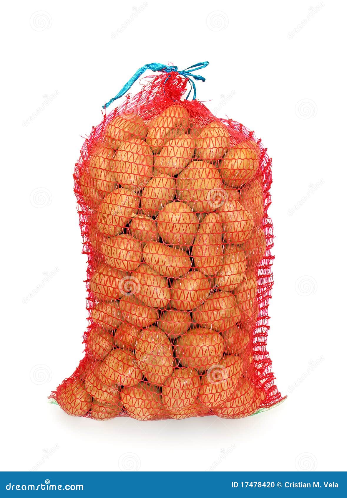 Potato sack stock photo. Image of white, armload, organic - 17478420