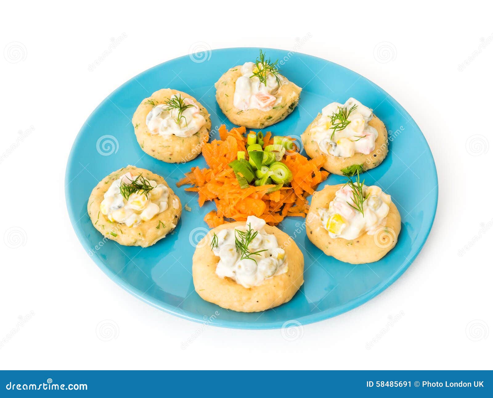 Potato Salad Balls stock image. Image of balls, dinner - 58485691