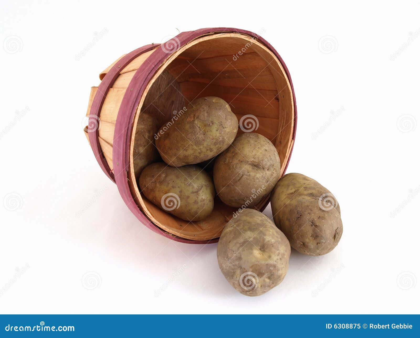 Potato Slide stock image. Image of isolated, basket, food - 6308875