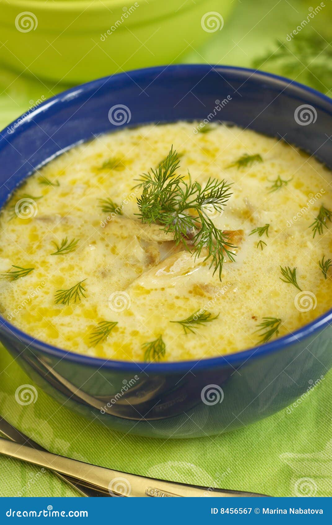 Potato Soup with Smoked Cod Stock Image - Image of milk, restaurant ...