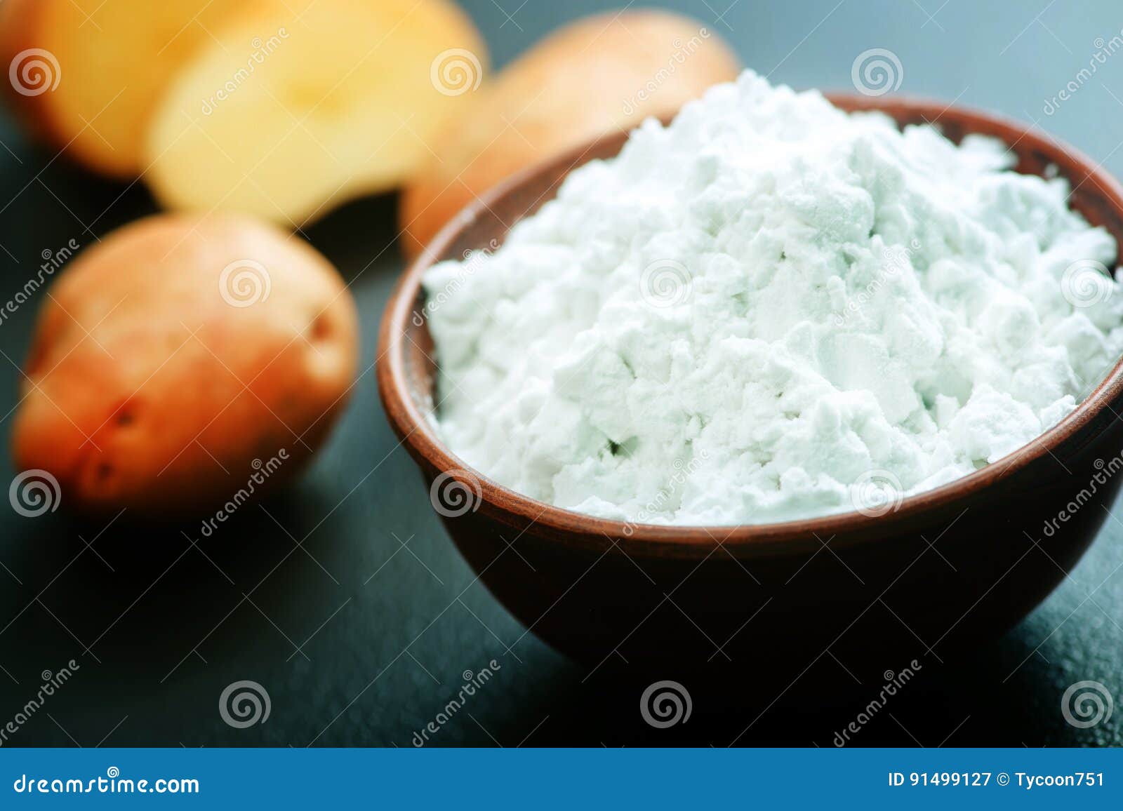 Potato starch stock image. Image of pile, nutrition, natural - 91499127