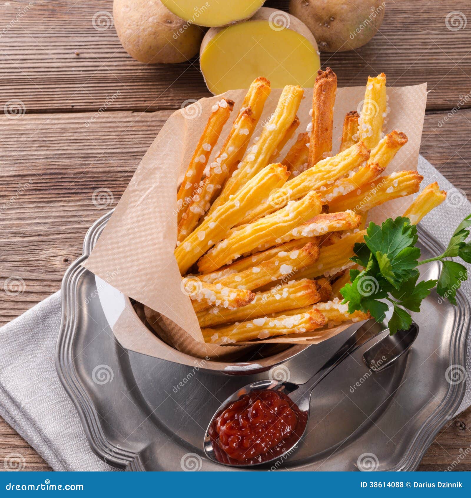 Potato sticks stock photo. Image of fastfood, healthy - 38614088