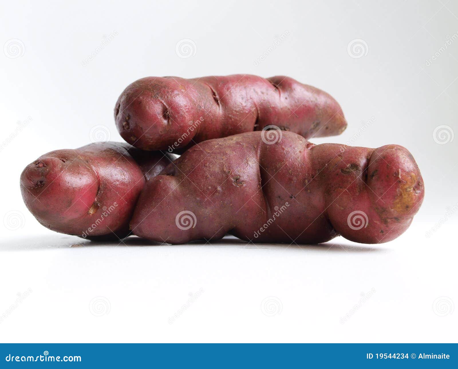 Potato Tubers of Native Peruvian Variety Stock Photo - Image of baked ...
