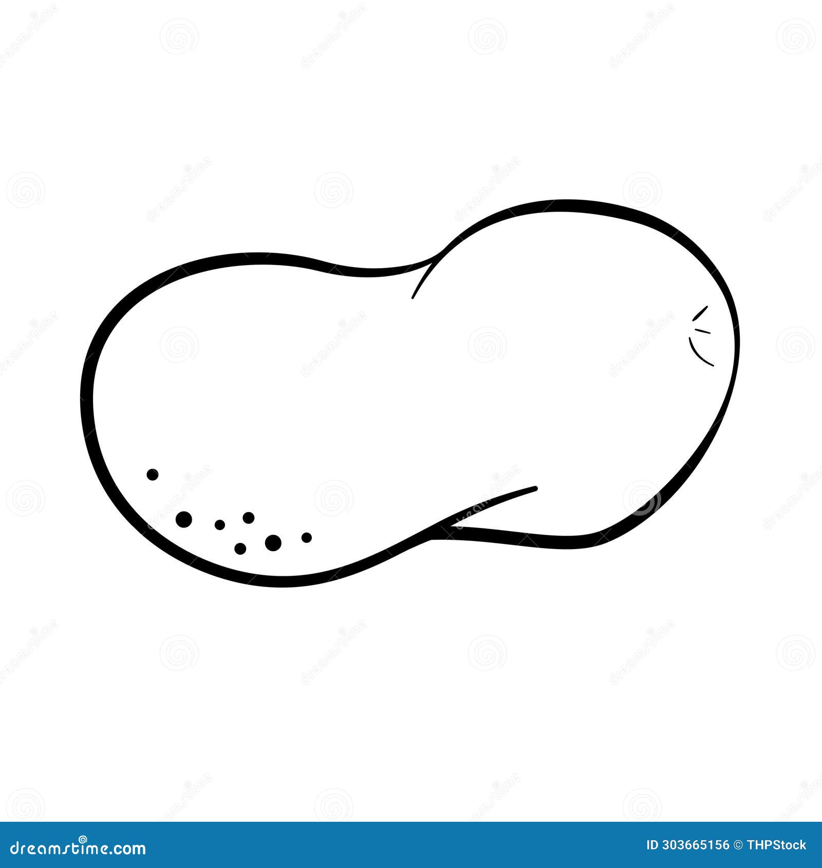 Potato Line Drawing Vector Graphic Stock Illustration - Illustration of ...