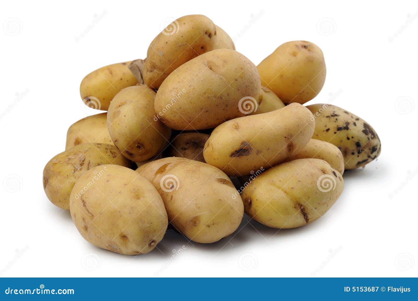 Potato on white stock image. Image of chip, isolated, carbohydrate ...