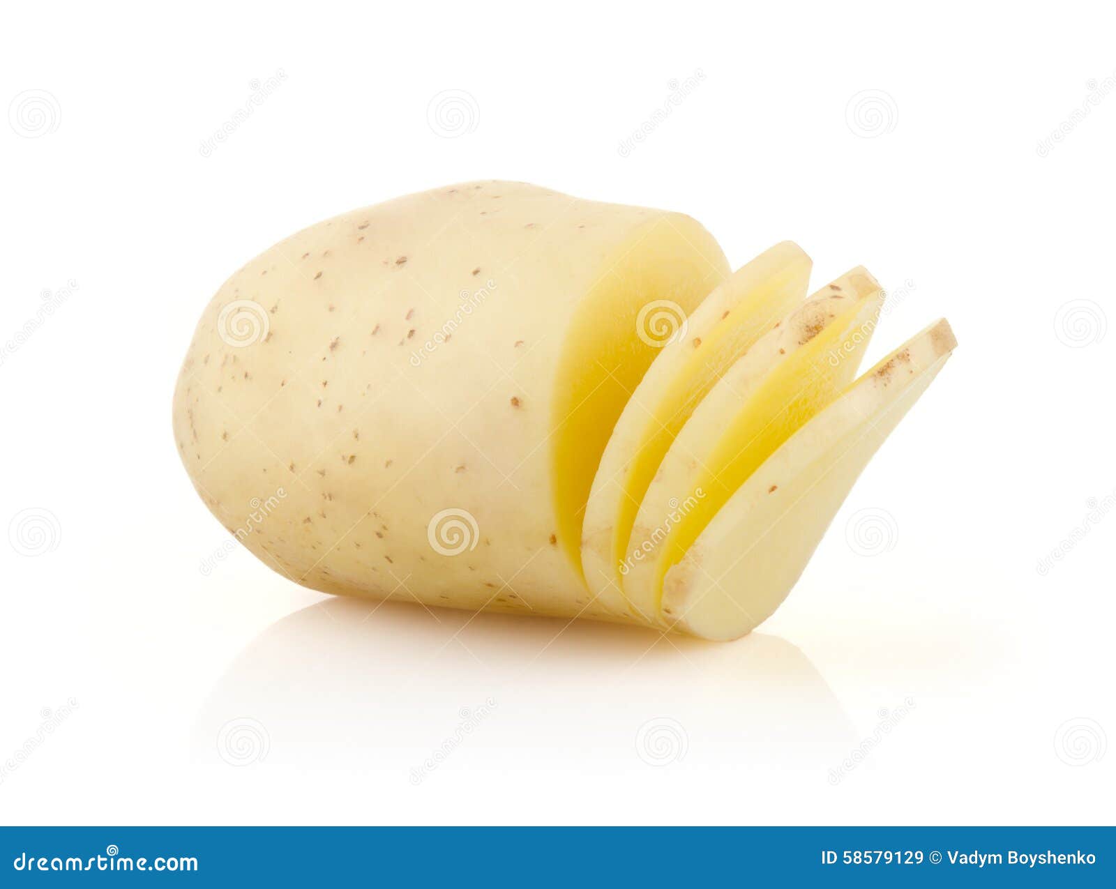 Potato on white stock image. Image of agriculture, isolated - 58579129