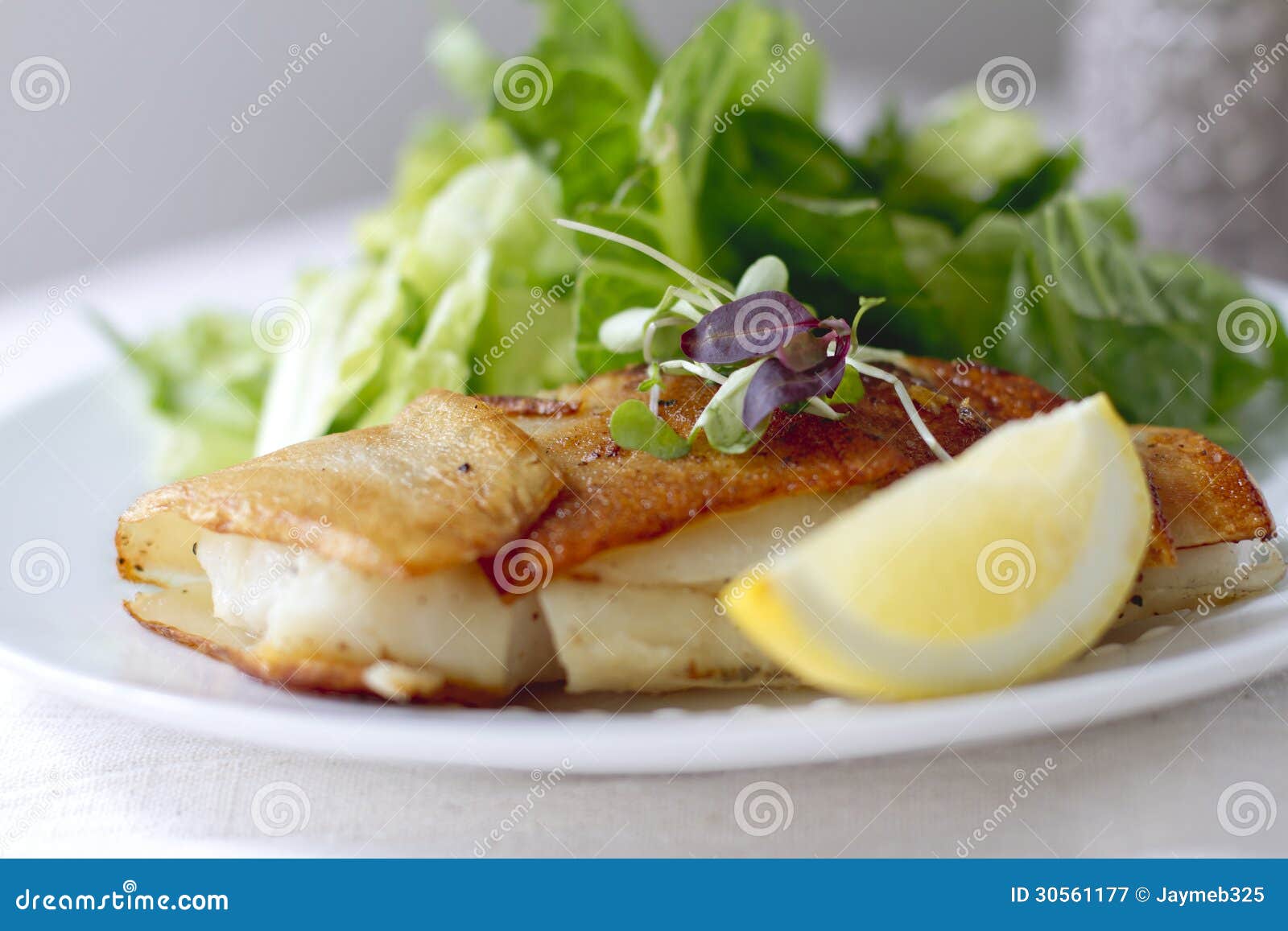Potato Wrapped Cod stock image. Image of dinner, potato - 30561177
