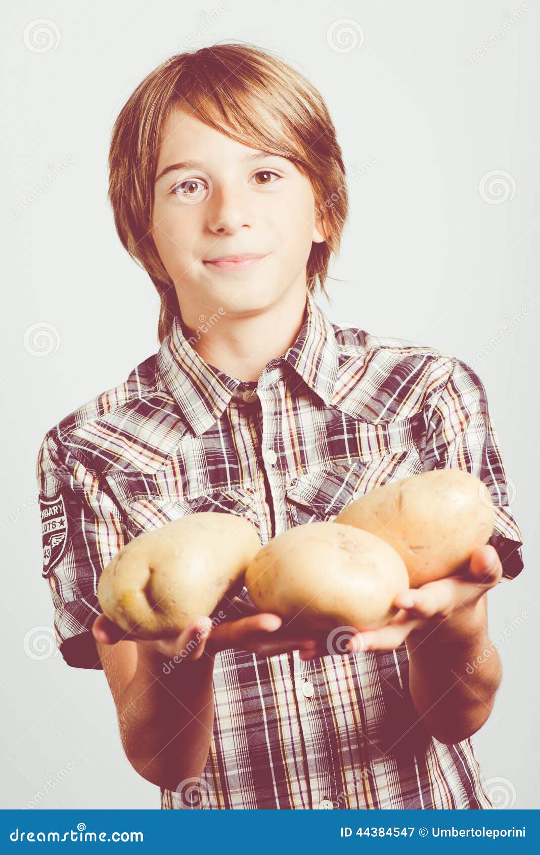 Potatoes child stock image. Image of health, nutrition - 44384547