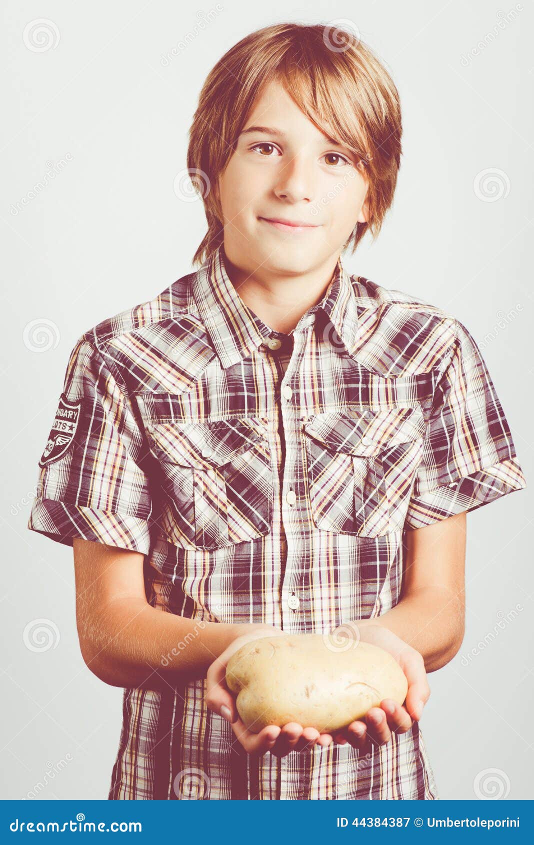 Potatoes child stock image. Image of food, health, vegan - 44384387