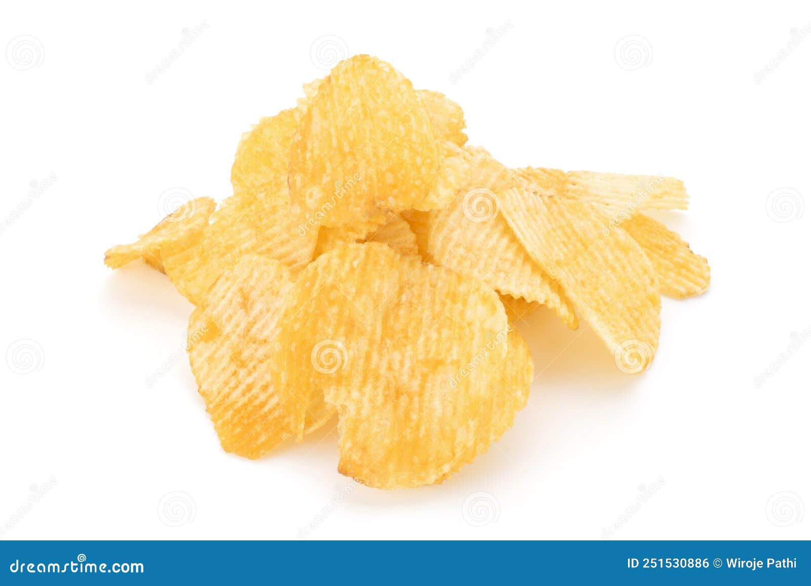 Potatoes Cut into Thin Strips and Deep Fried. There is a Delicious Salt ...