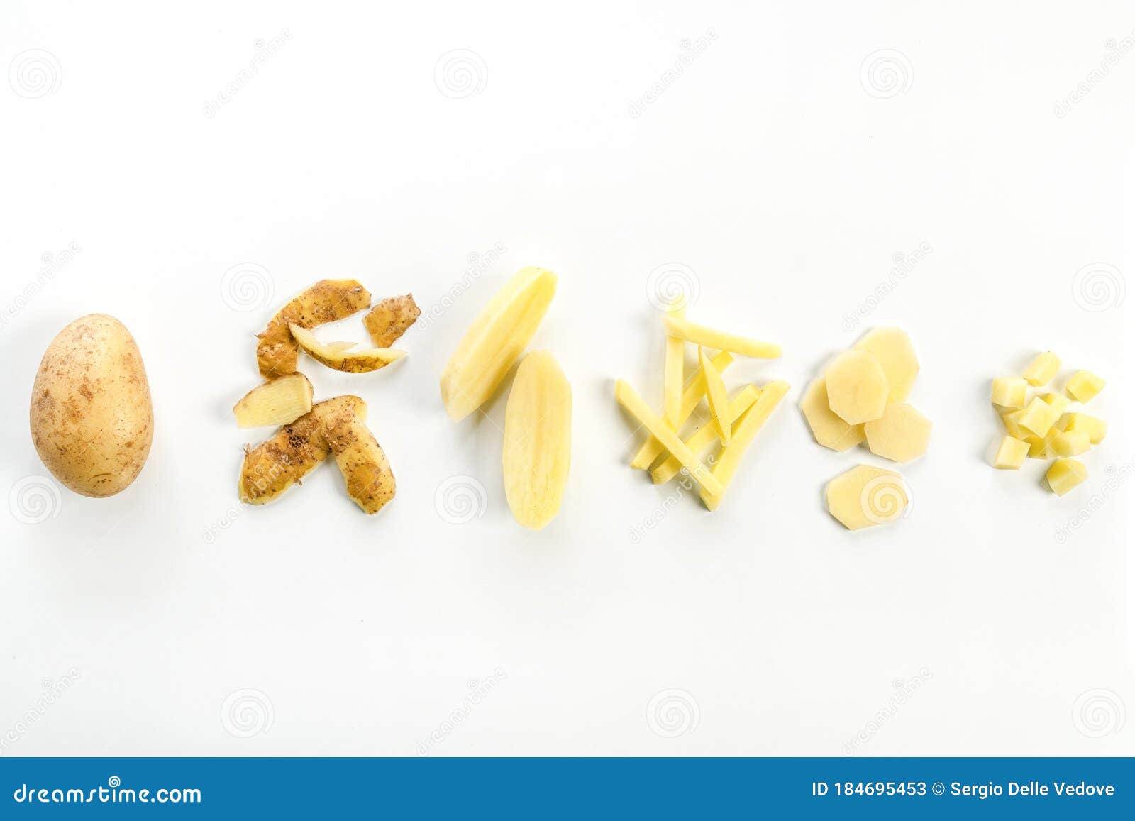 Potatoes evolution stock image. Image of agriculture - 184695453