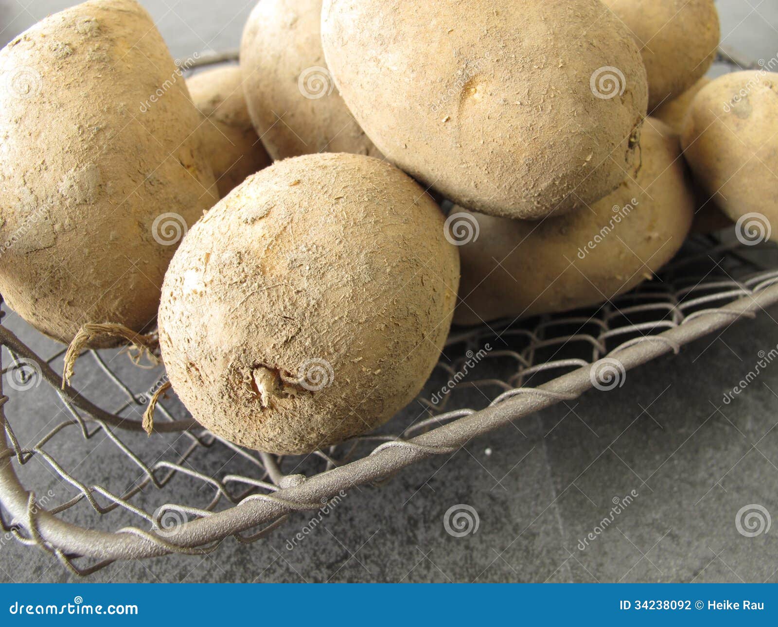 Potatoes from the field stock photo. Image of earth, wire - 34238092