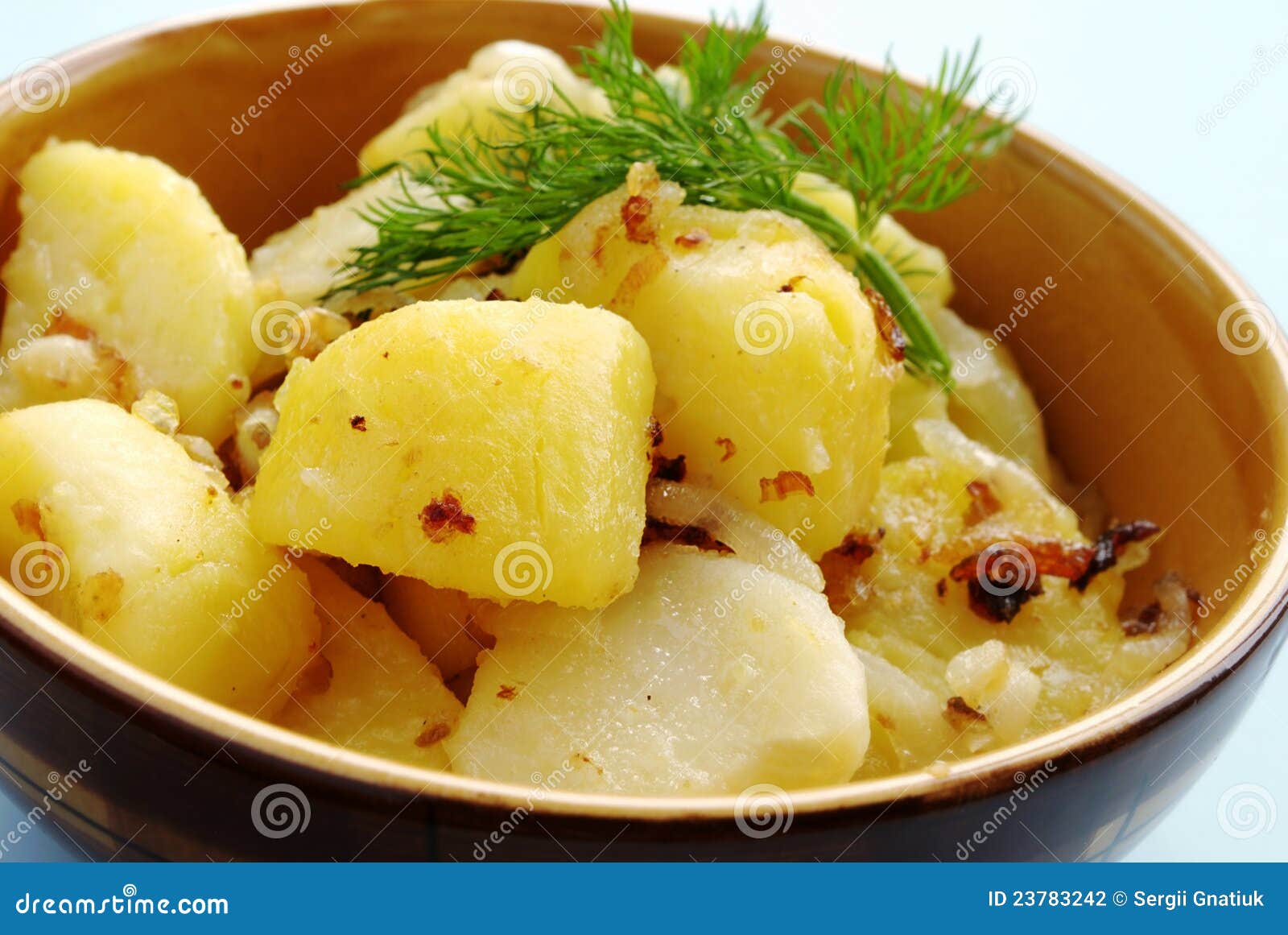 Potatoes garnished stock photo. Image of nourishing, tasty - 23783242