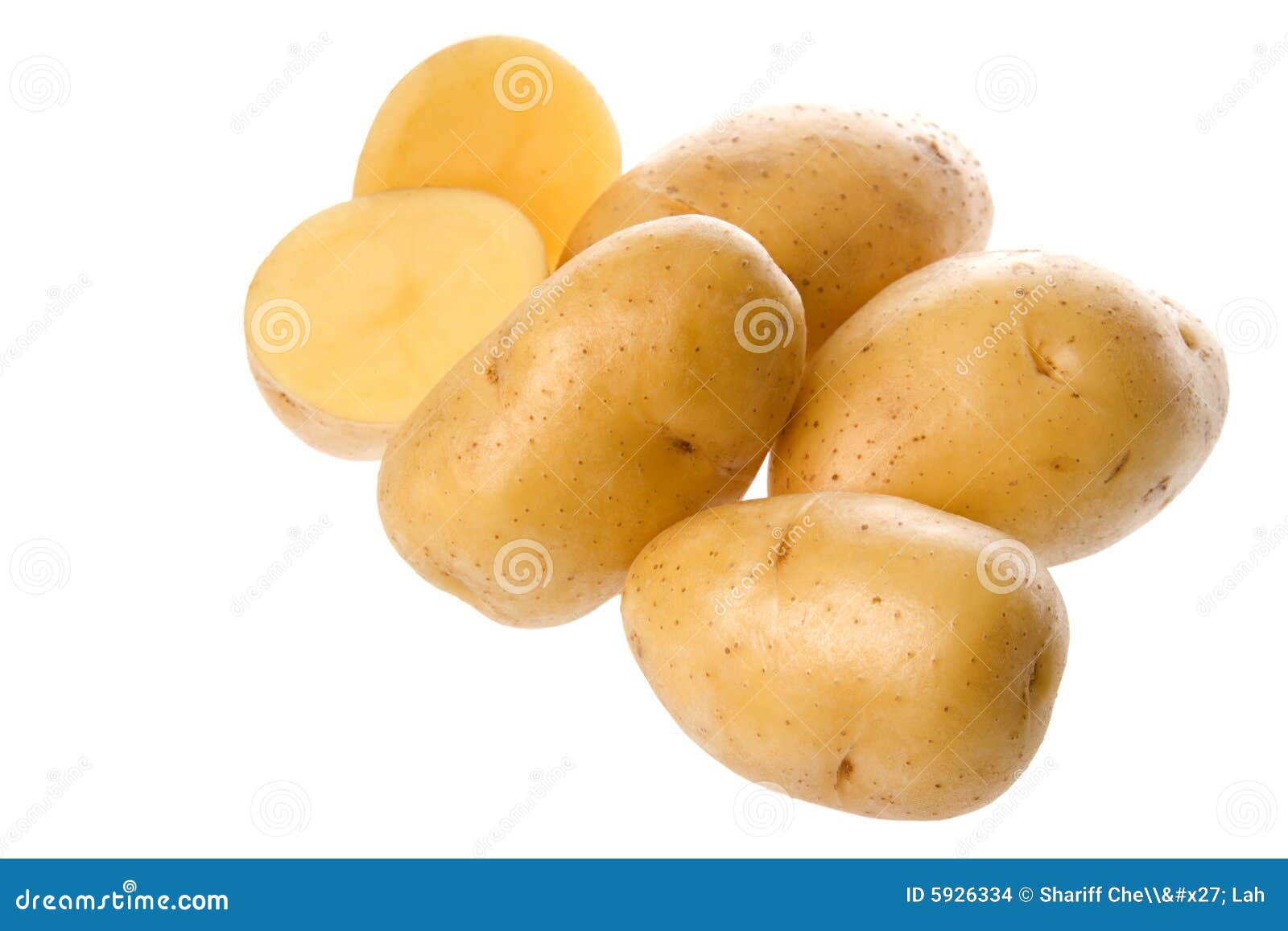 Potatoes Isolated stock photo. Image of natural, edible - 5926334