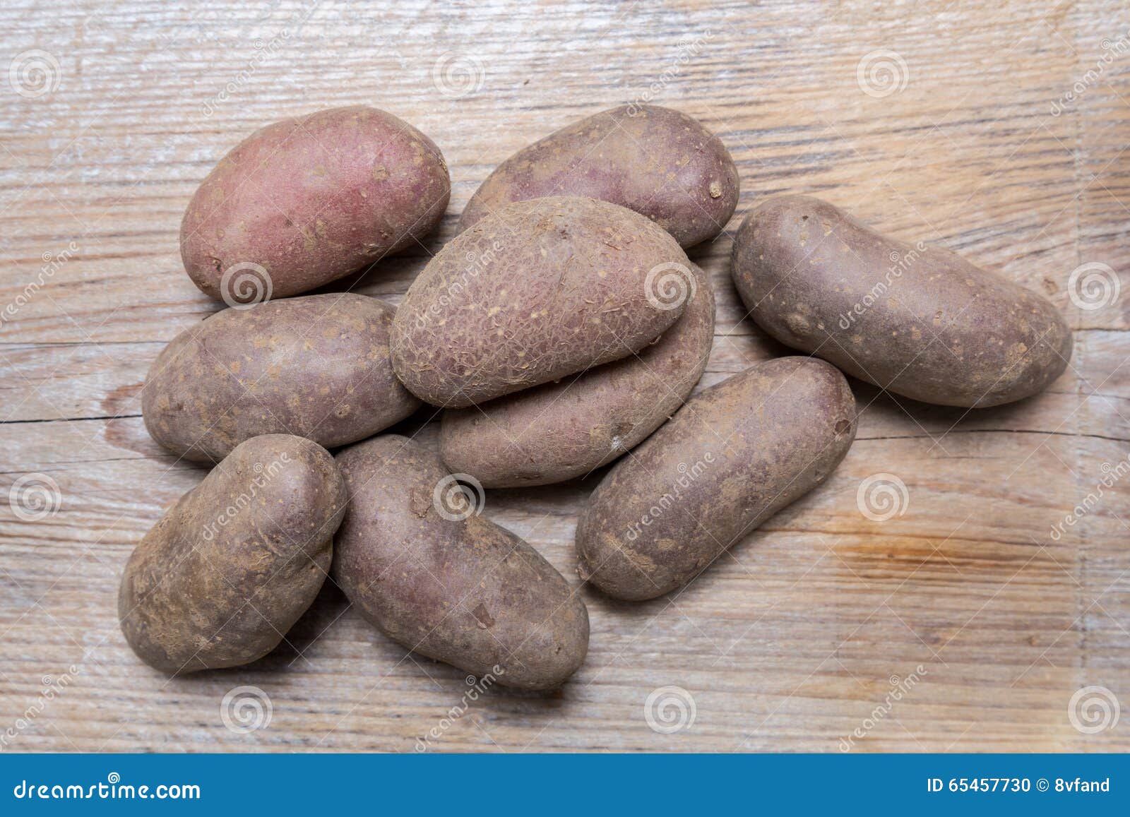 Potatoes on Rustic Wood Concept Stock Photo - Image of vegetarian ...