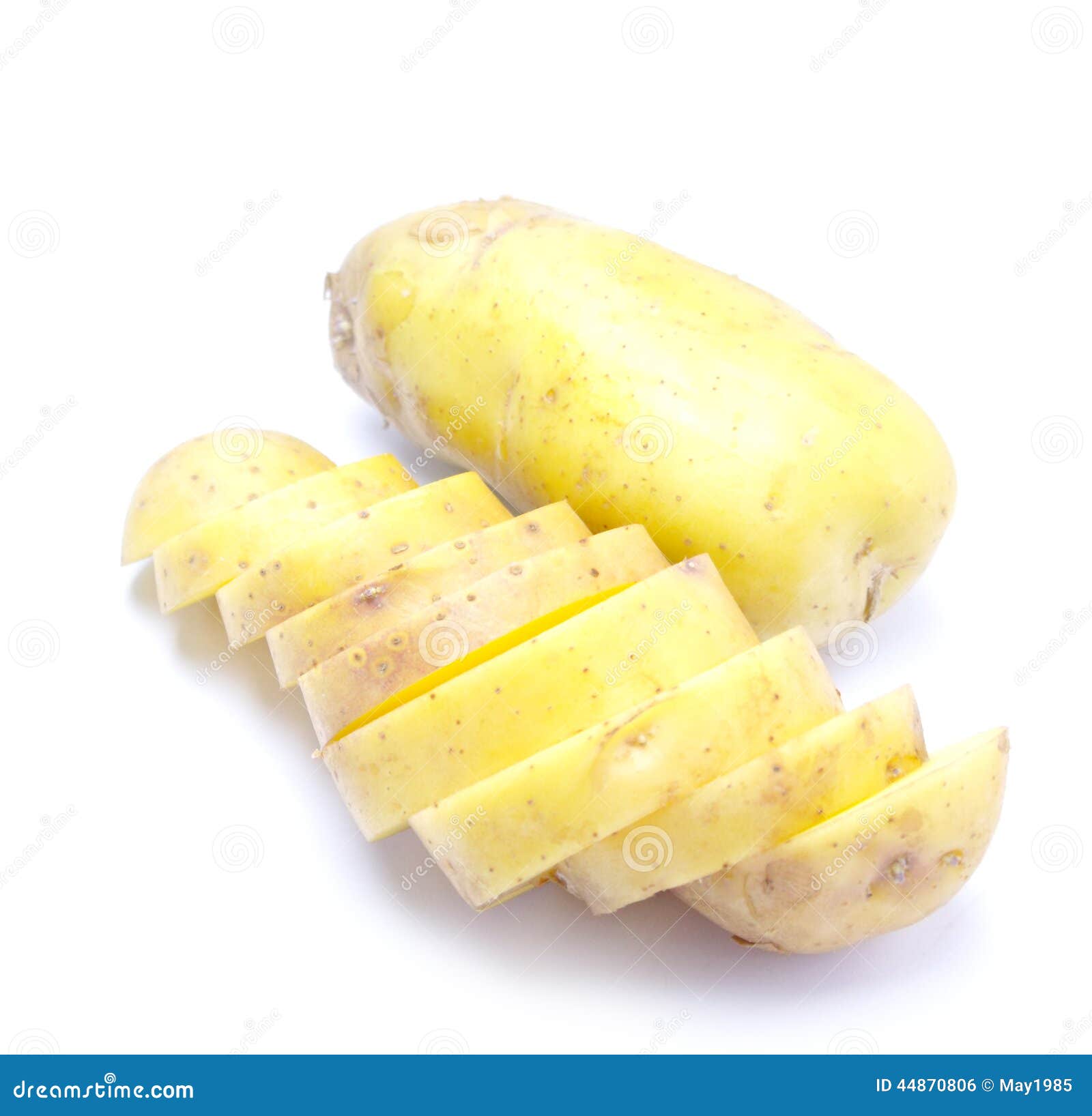 Potatoes slice stock photo. Image of healthy, nature - 44870806