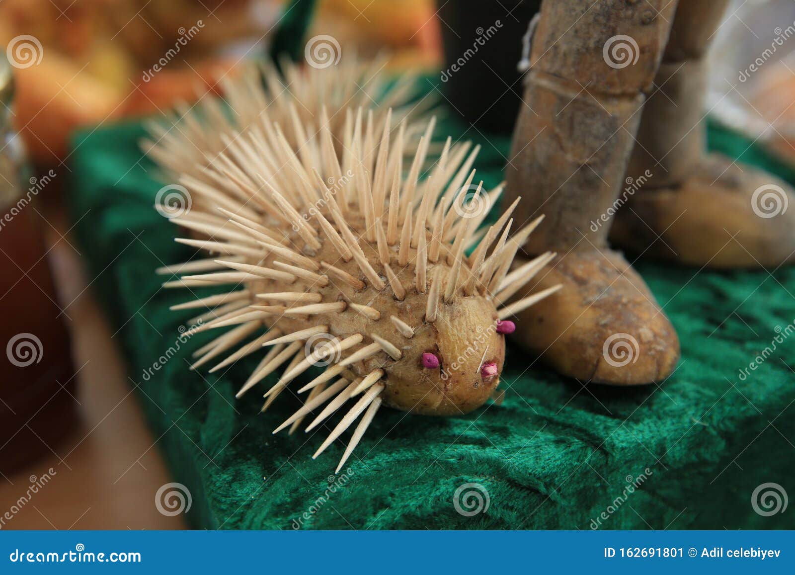 Hedgehog of Potatoes and Toothpicks .hedgehog, Handmade from the Autumn ...