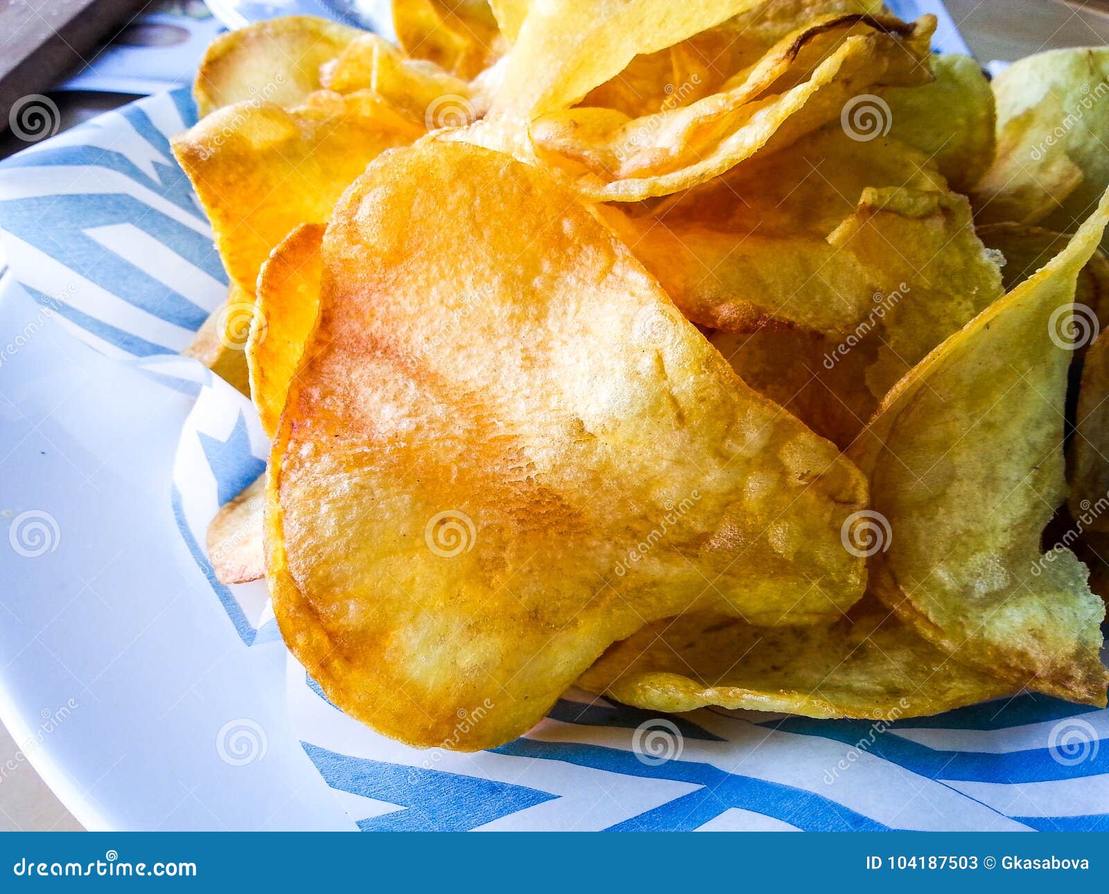 Potatoes chips stock image. Image of coated, freshness - 104187503