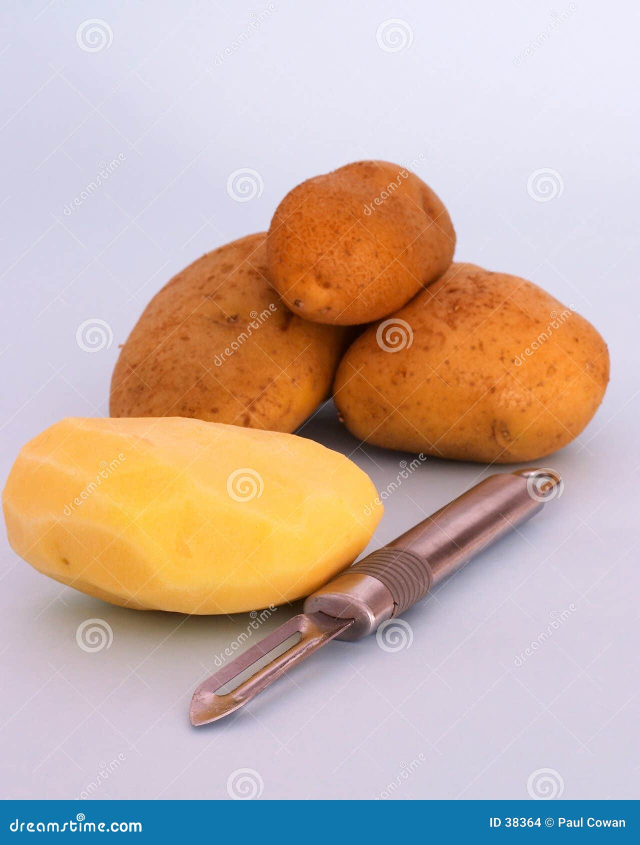 Potatoes to be peeled stock photo. Image of ingredients - 38364