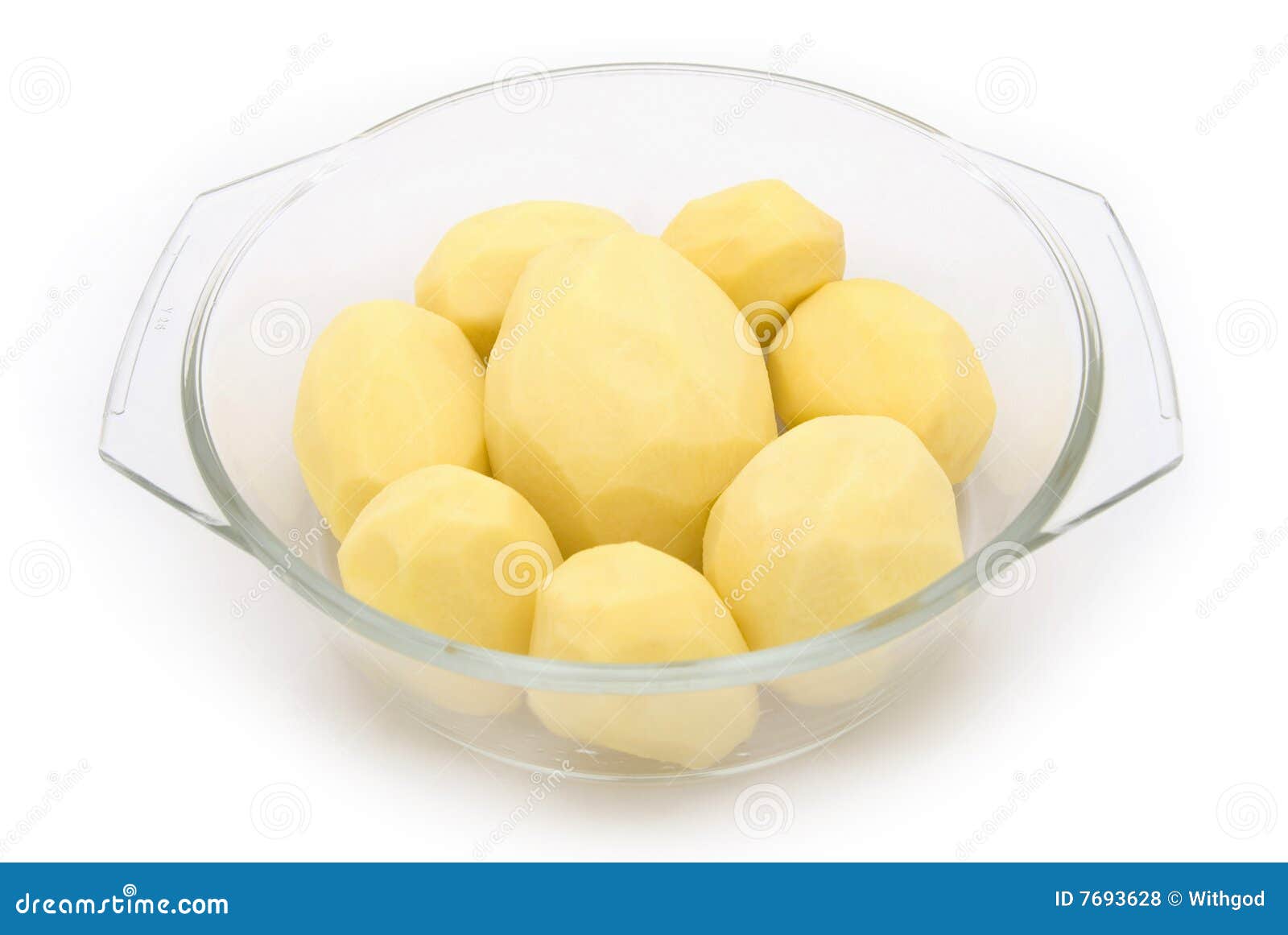 Potatos pelados foto de archivo. Imagen de pelado, crudo - 7693628