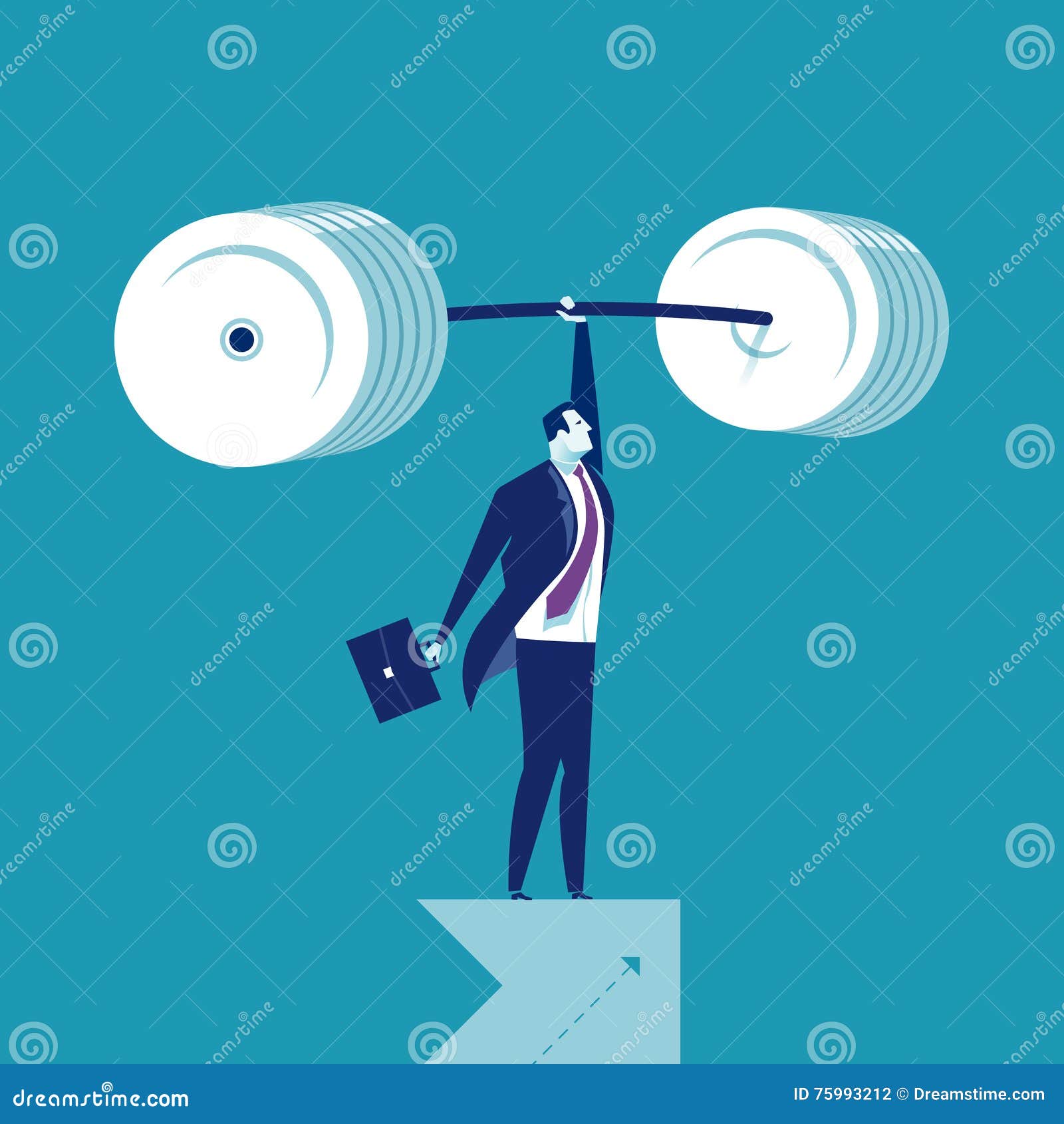 Potencia ilustración del vector. Ilustración de fuerza - 75993212