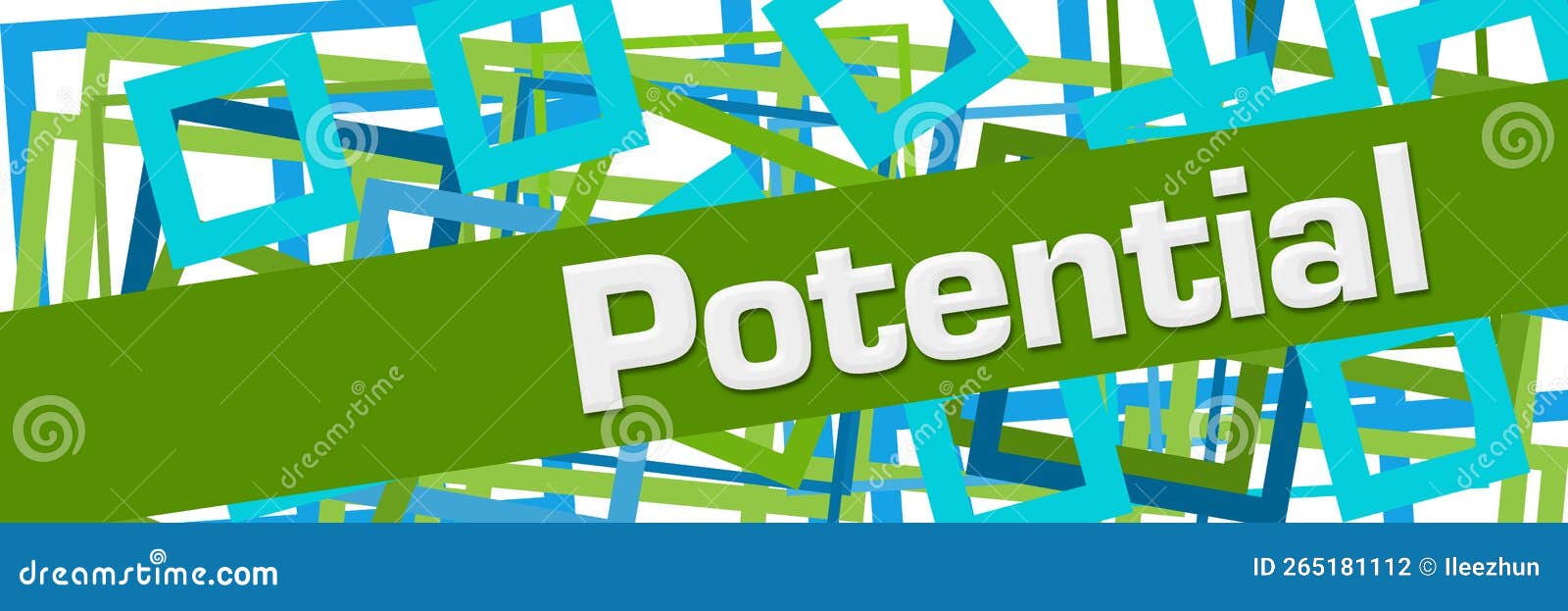 Potential Green Blue Squares Texture Stock Illustration - Illustration ...