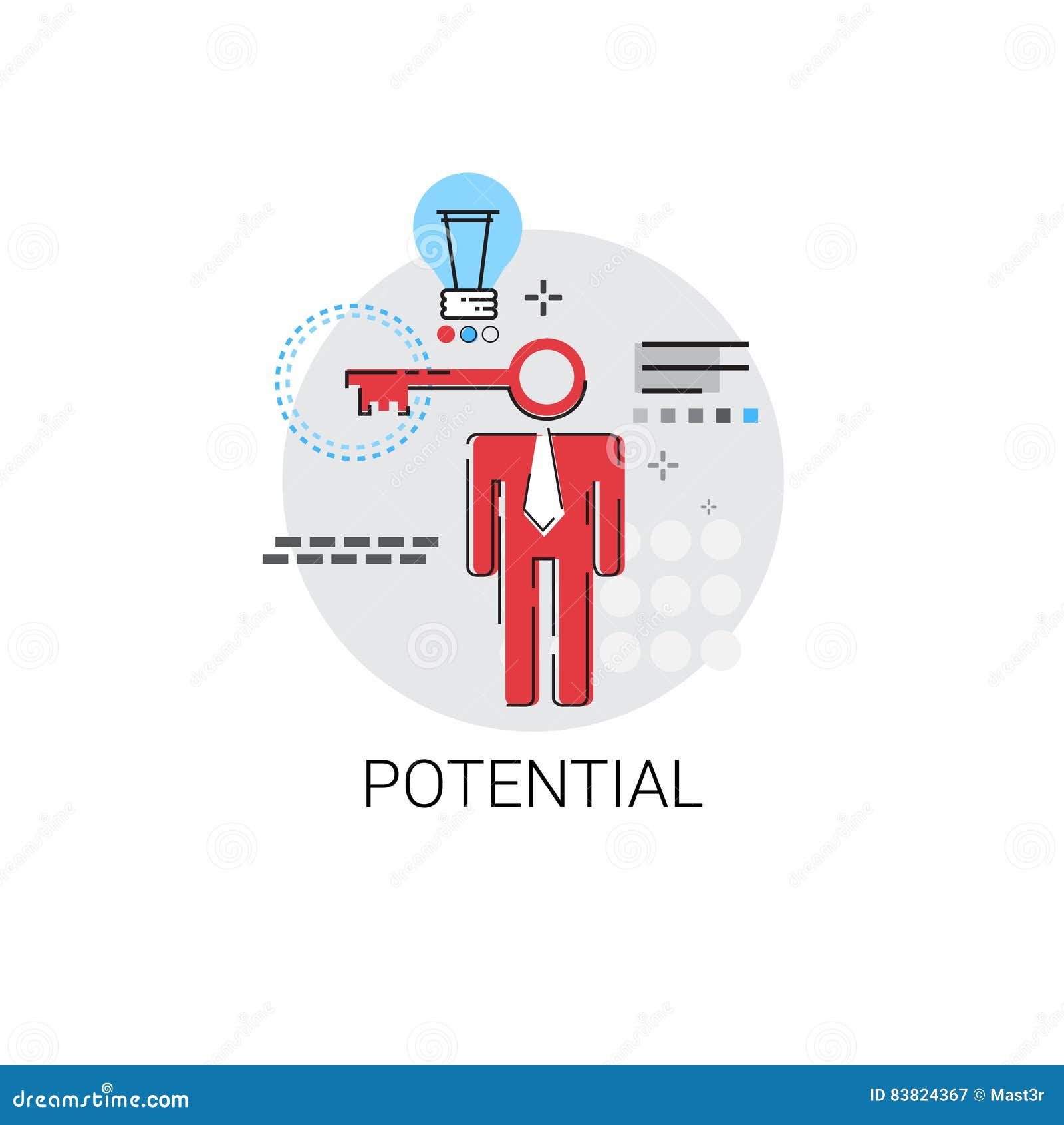 Potential New Creative Idea Business Concept Stock Vector ...