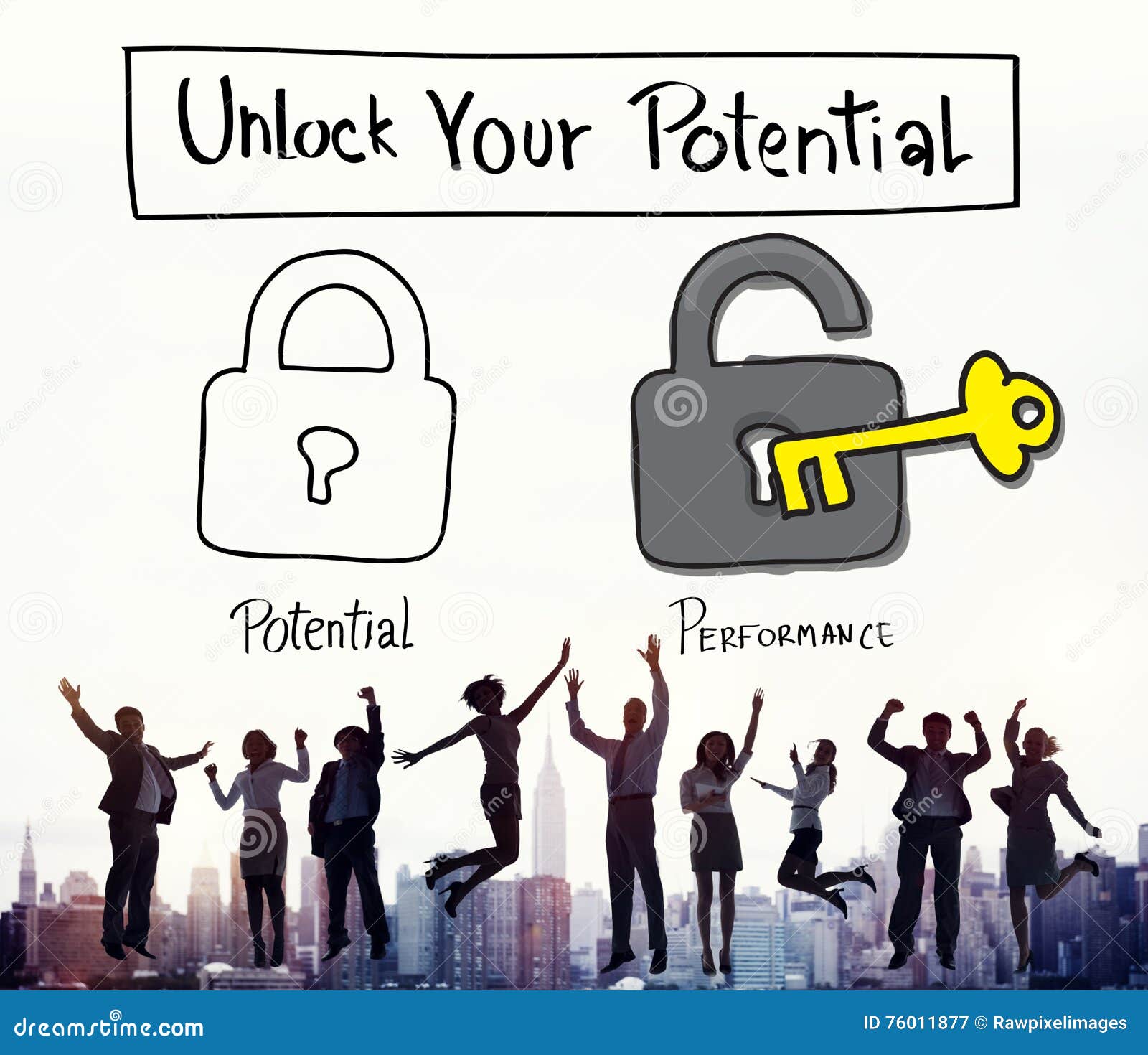 Potential Performance Ability Accomplishment Skill Concept Stock Image ...