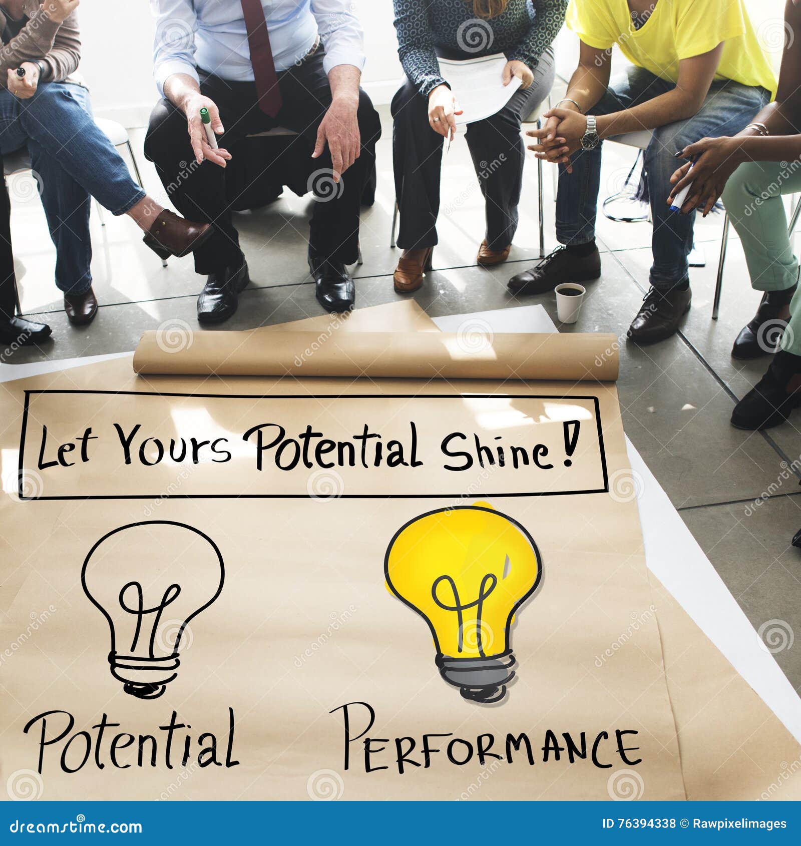 Potential Performance Capacity Motivation Skill Concept Stock Photo ...