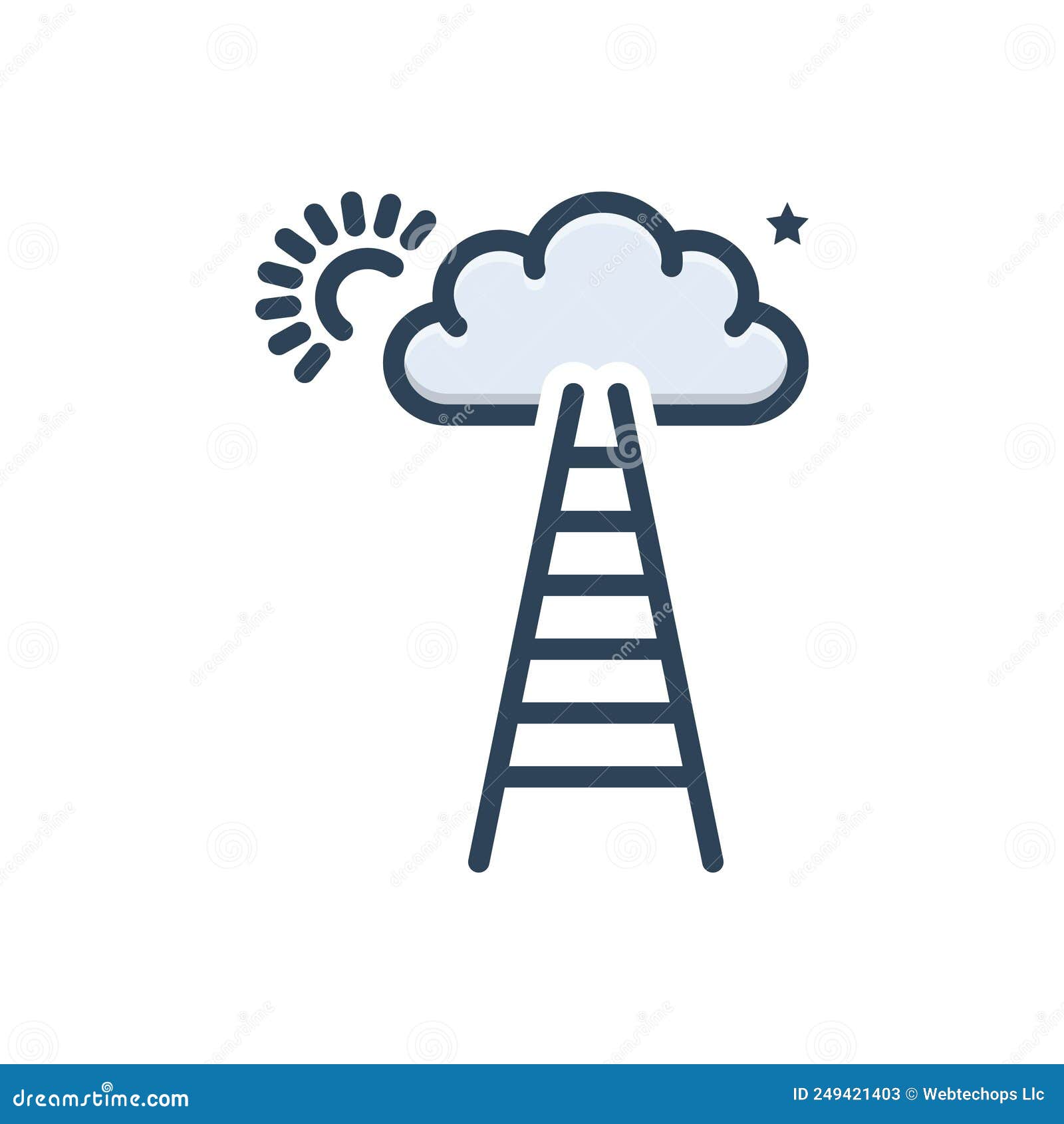 Color Illustration Icon for Potentially, Likely and Possibly Stock ...