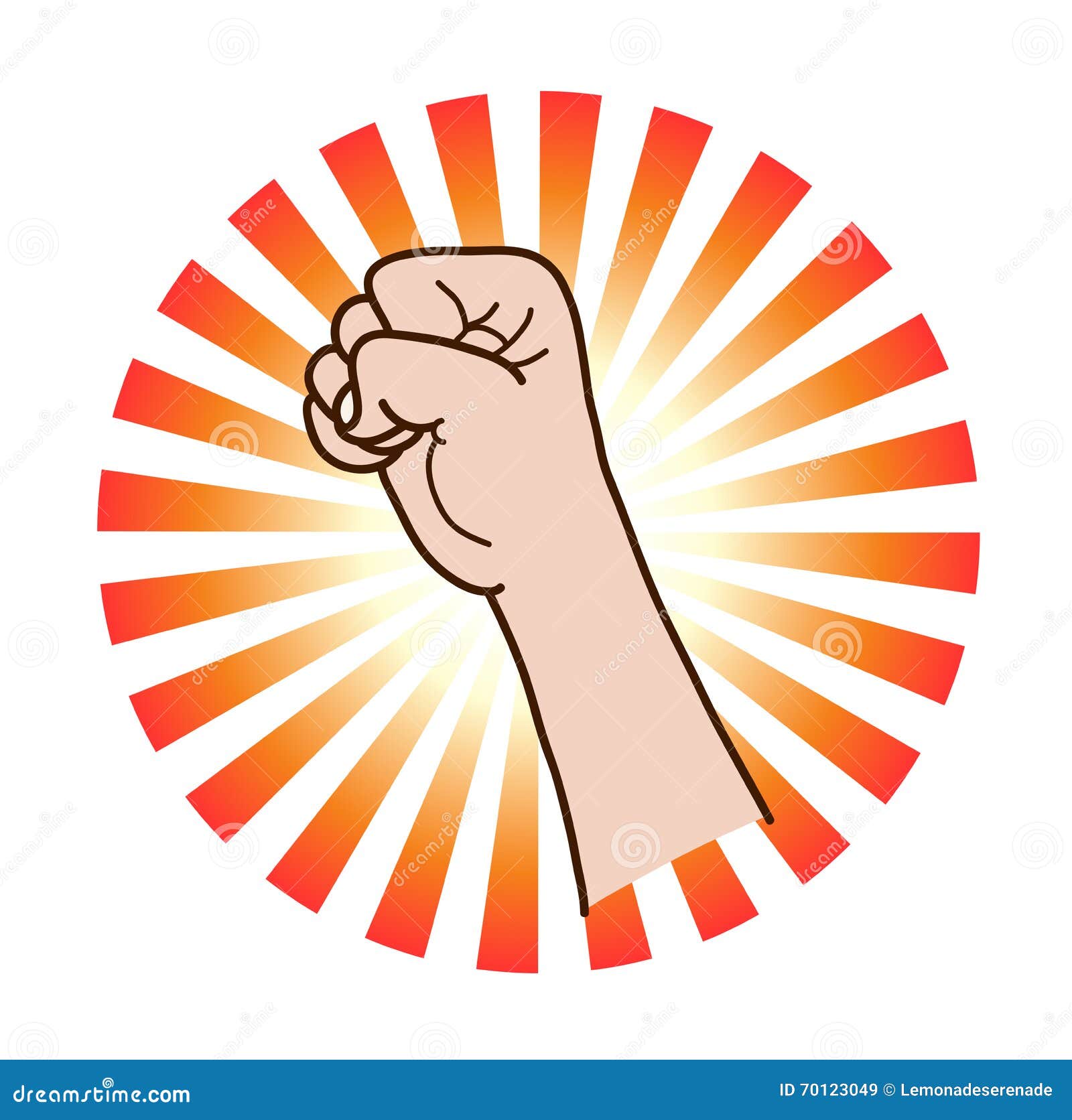 Potere e forza illustrazione vettoriale. Illustrazione di simbolo ...