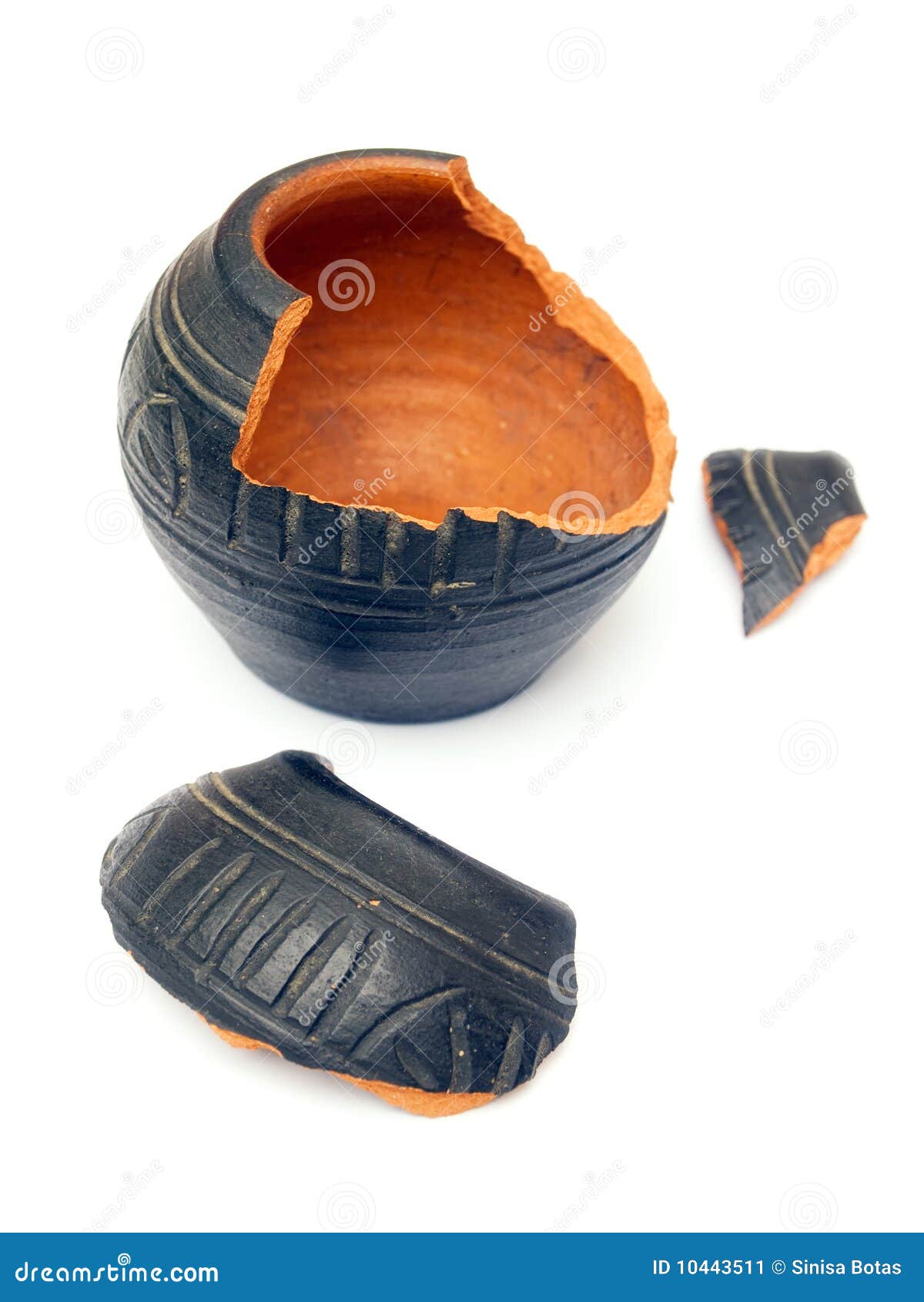 Poterie cassée image stock. Image du vaisselle, handmade - 10443511