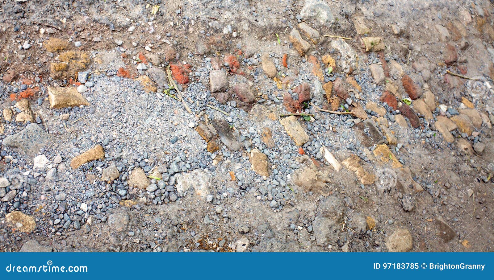 Pothole on Countryside Road Stock Image - Image of rocks, textures ...