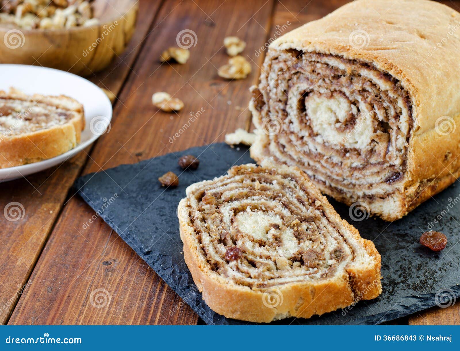 Potica, Slovenian dessert stock image. Image of sweet - 36686843